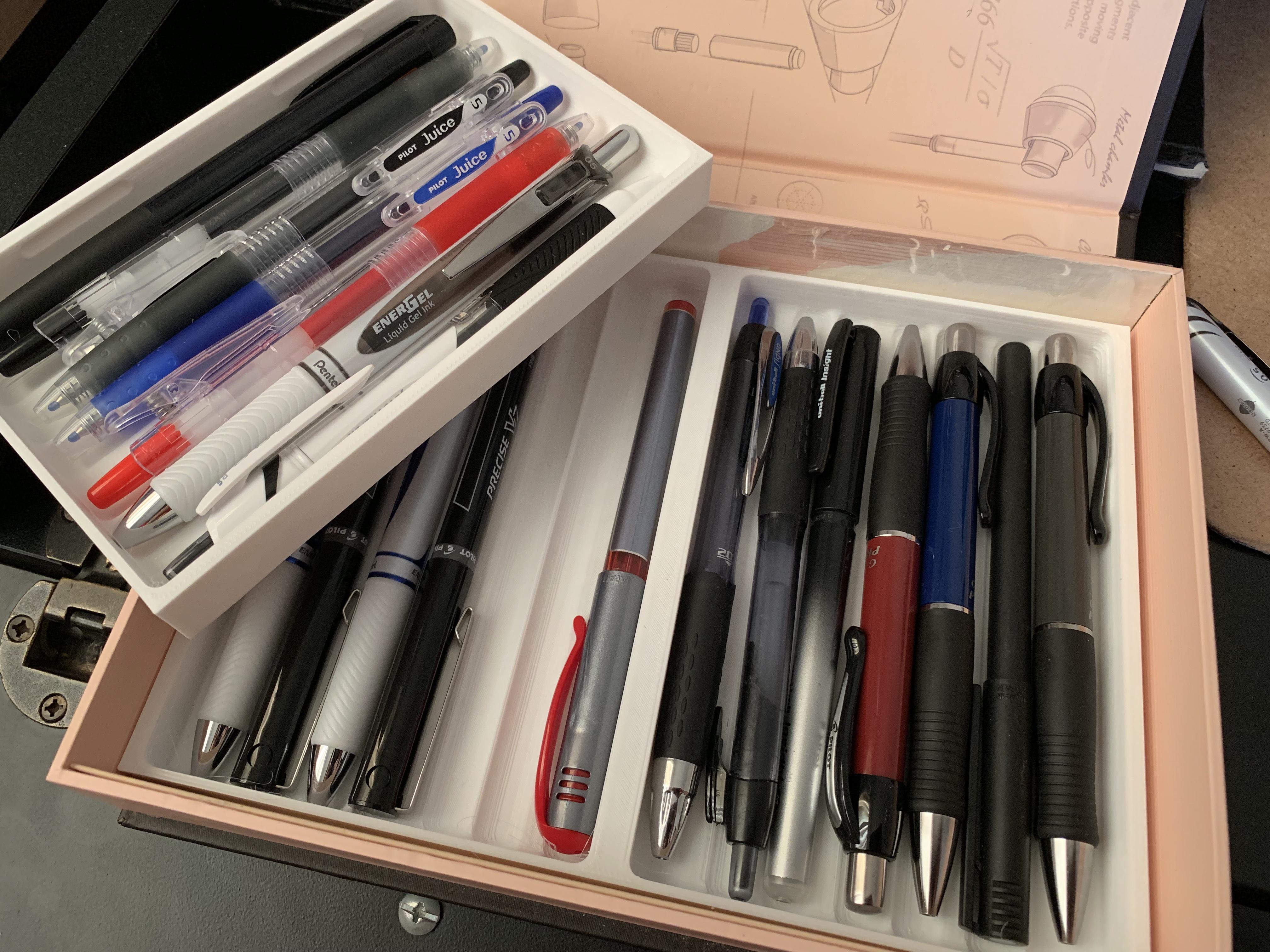 I 3D printed trays for easy pen organization! | Scrolller