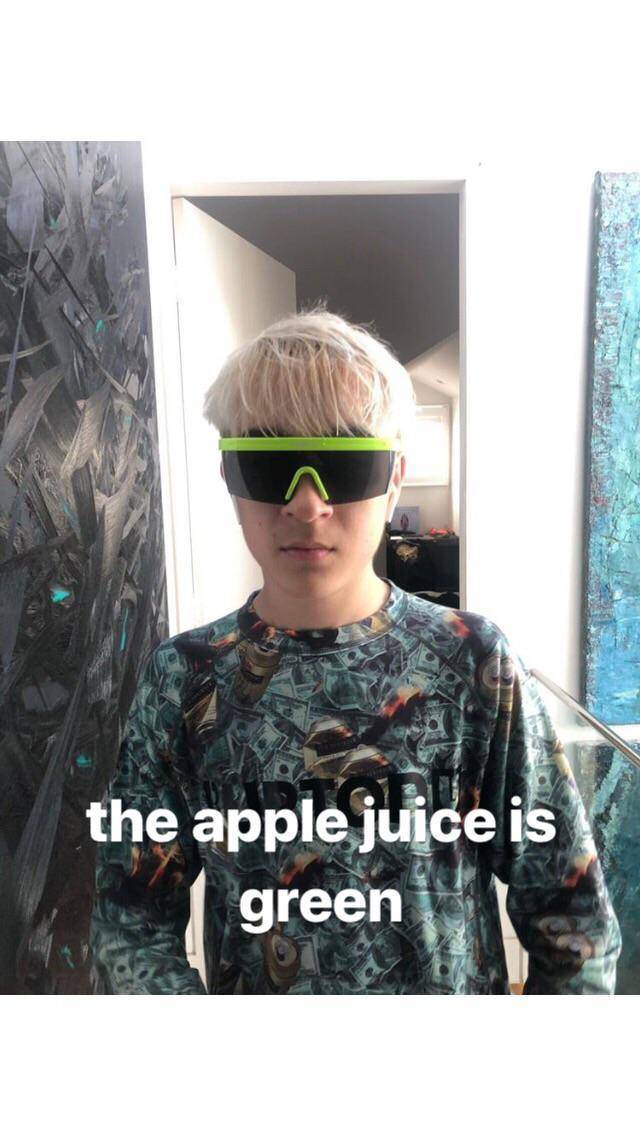 i am a witness of the green apple juice | Scrolller