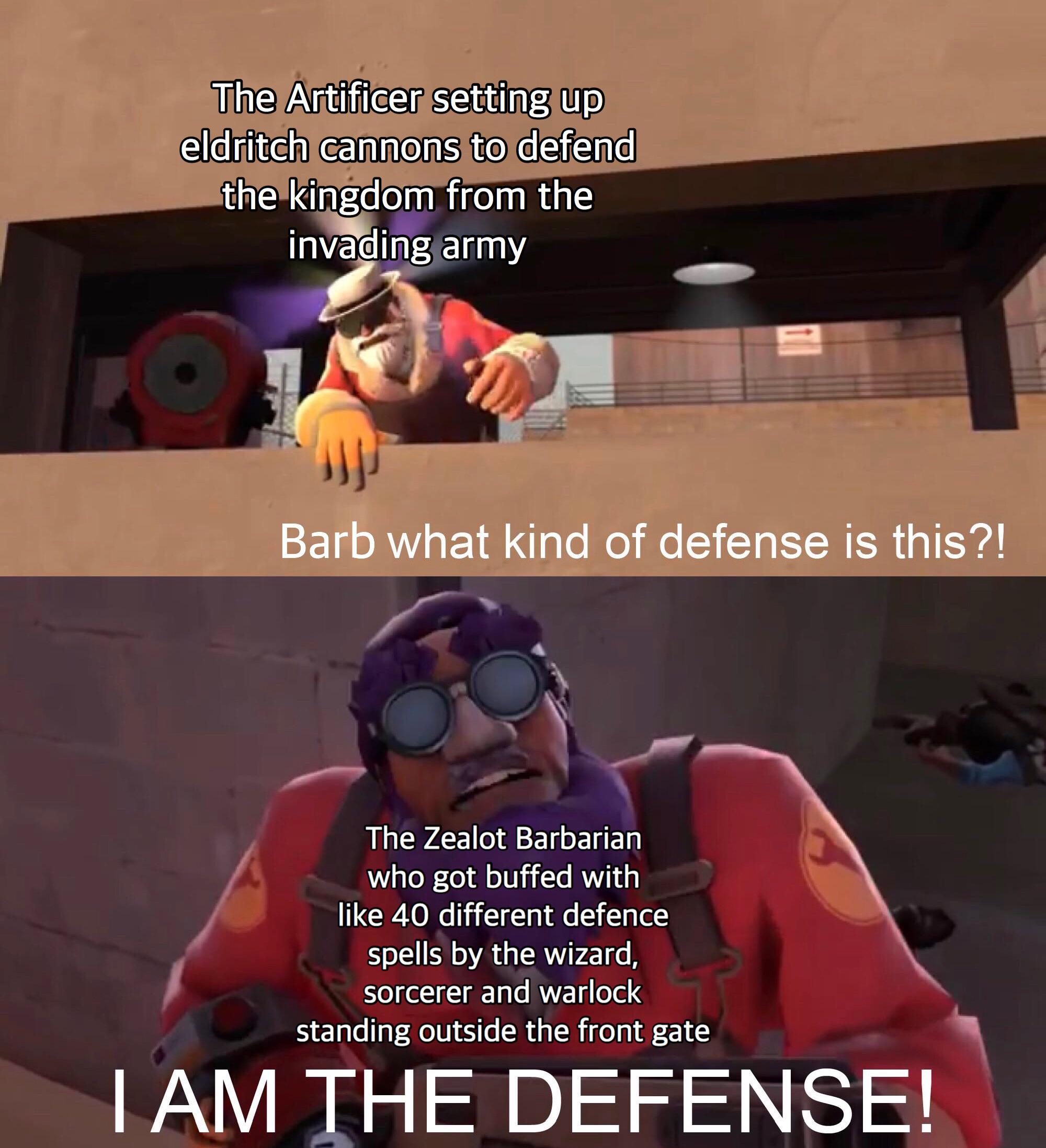 I AM THE DEFENCE! | Scrolller