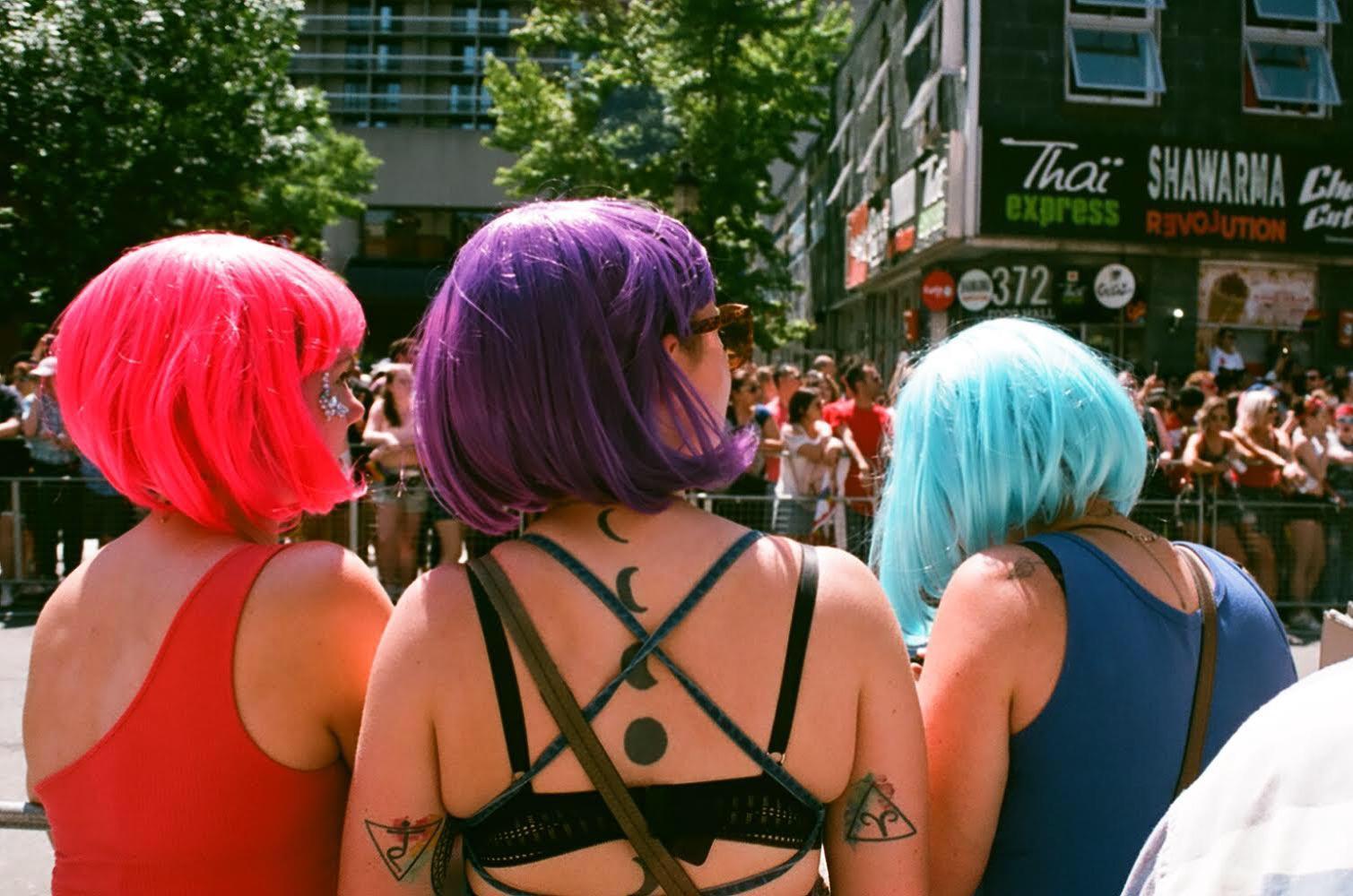 I brought my film camera to Toronto Pride and caught these beautiful ...