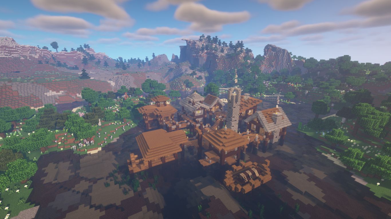 I Built a Small Lake Town | Scrolller