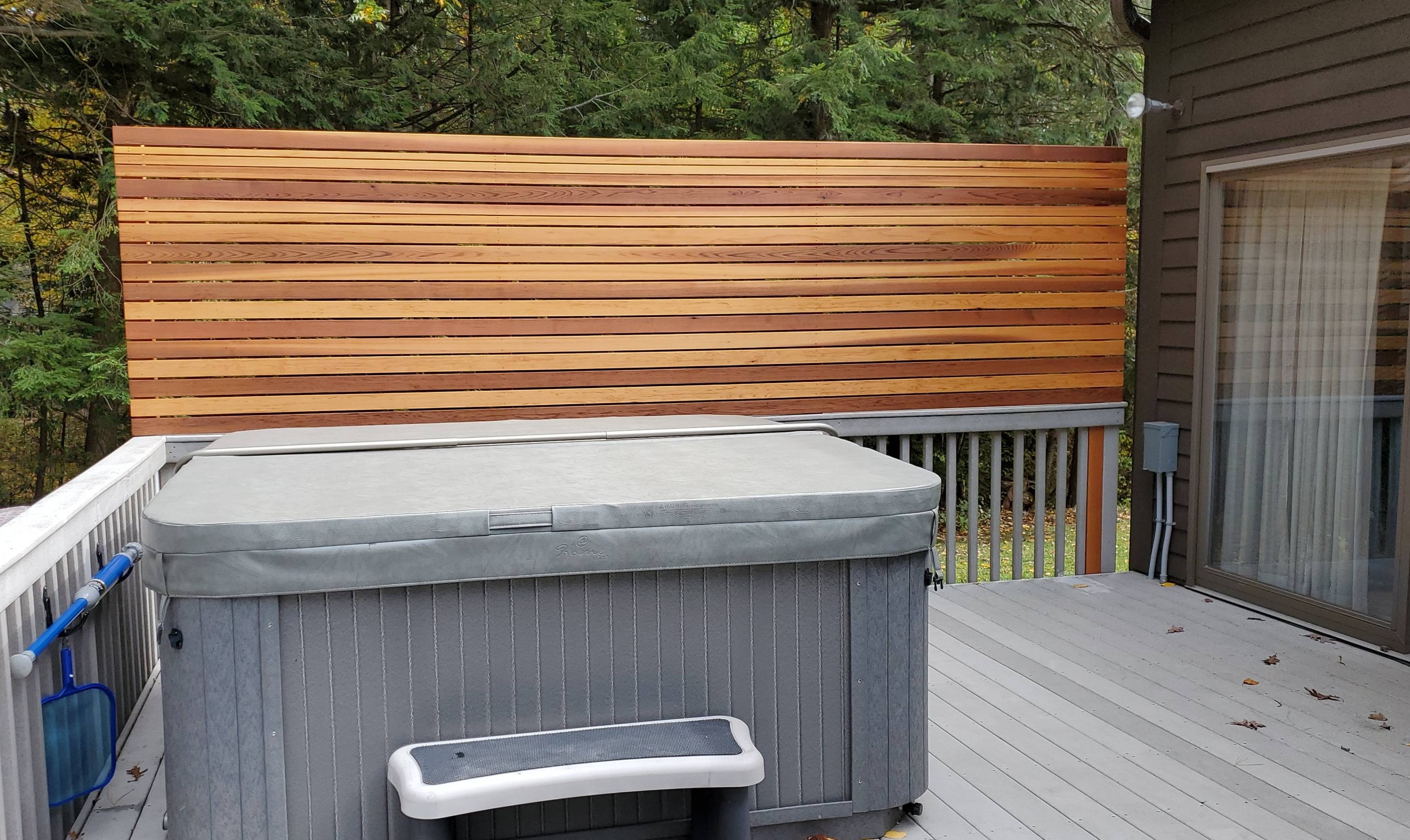 I built a Western Red Cedar privacy wall! | Scrolller