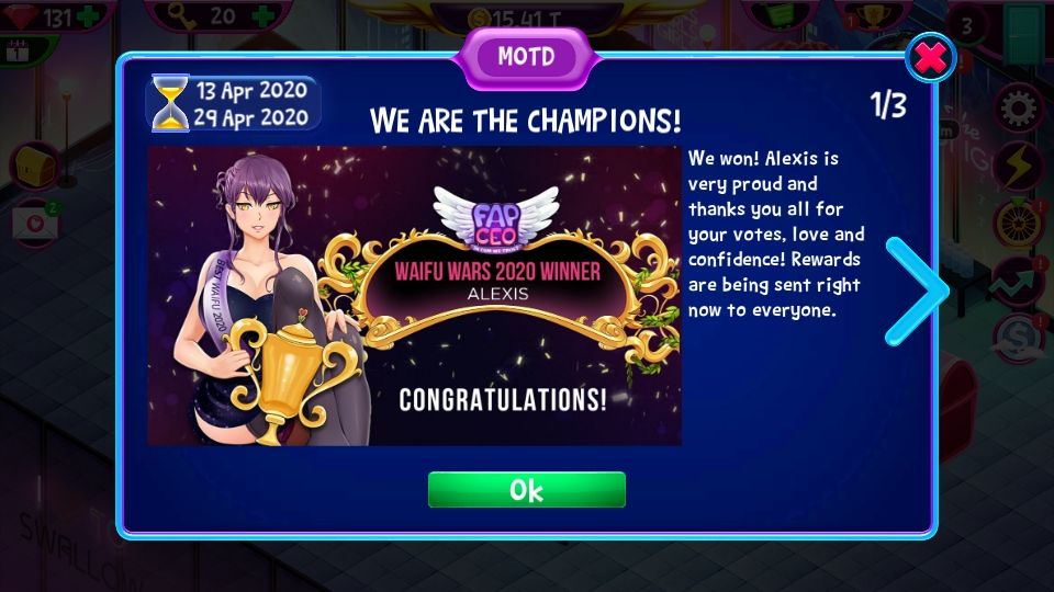 I called the fact that Alexis would win this year's Waifu Wars | Scrolller