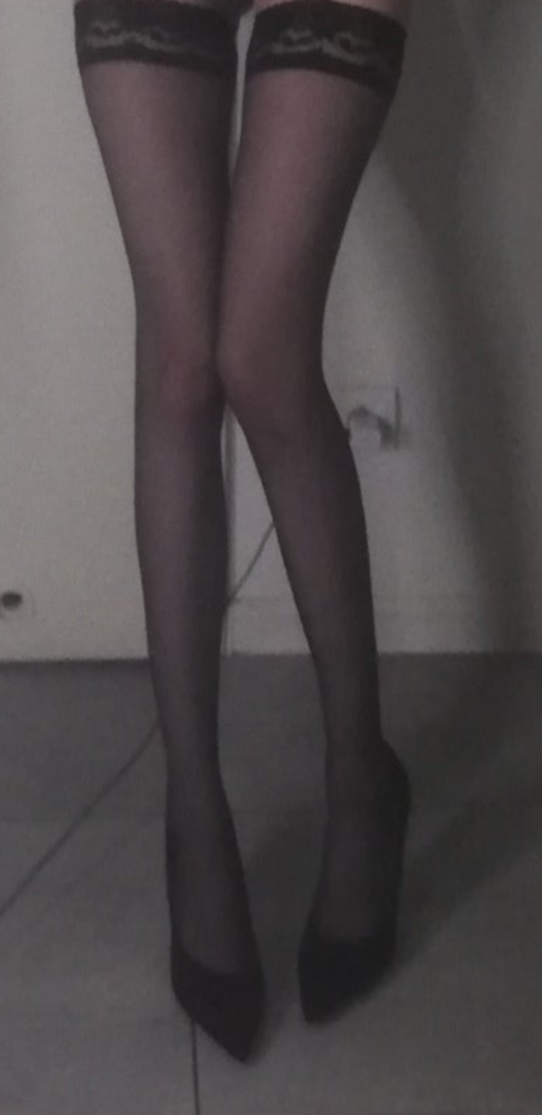 I cannot believe how skinny these tights/heels make my legs look | Scrolller