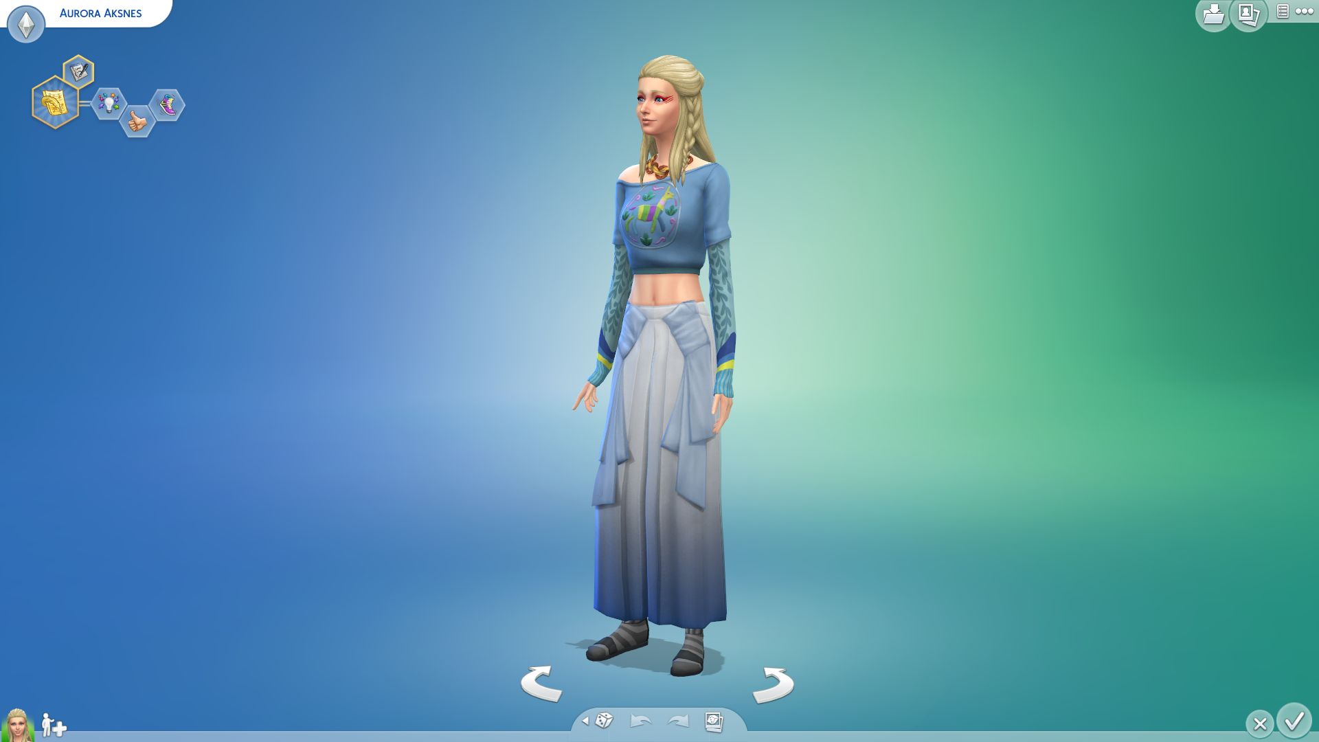 I did Aurora in The Sims 4 | Scrolller