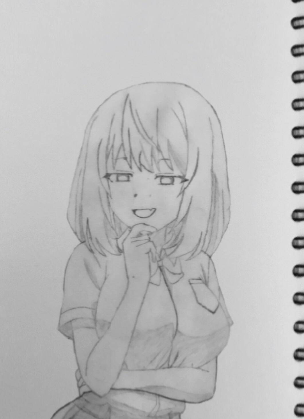 I Did This When I Was Bored In Class Tejina Senpai Magical Senpai Scrolller