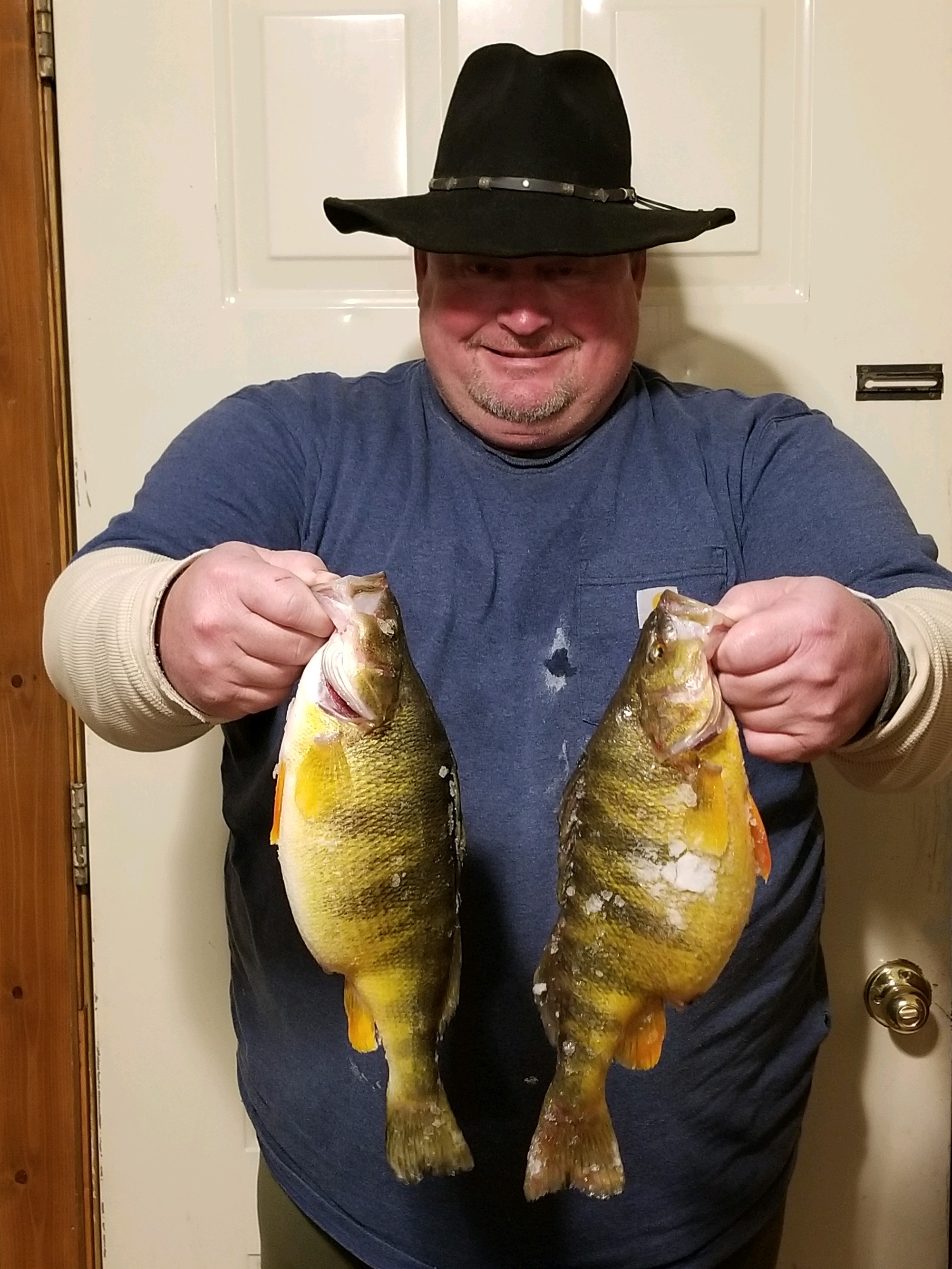 I don't know who's belly is bigger, my friend's or his perch | Scrolller