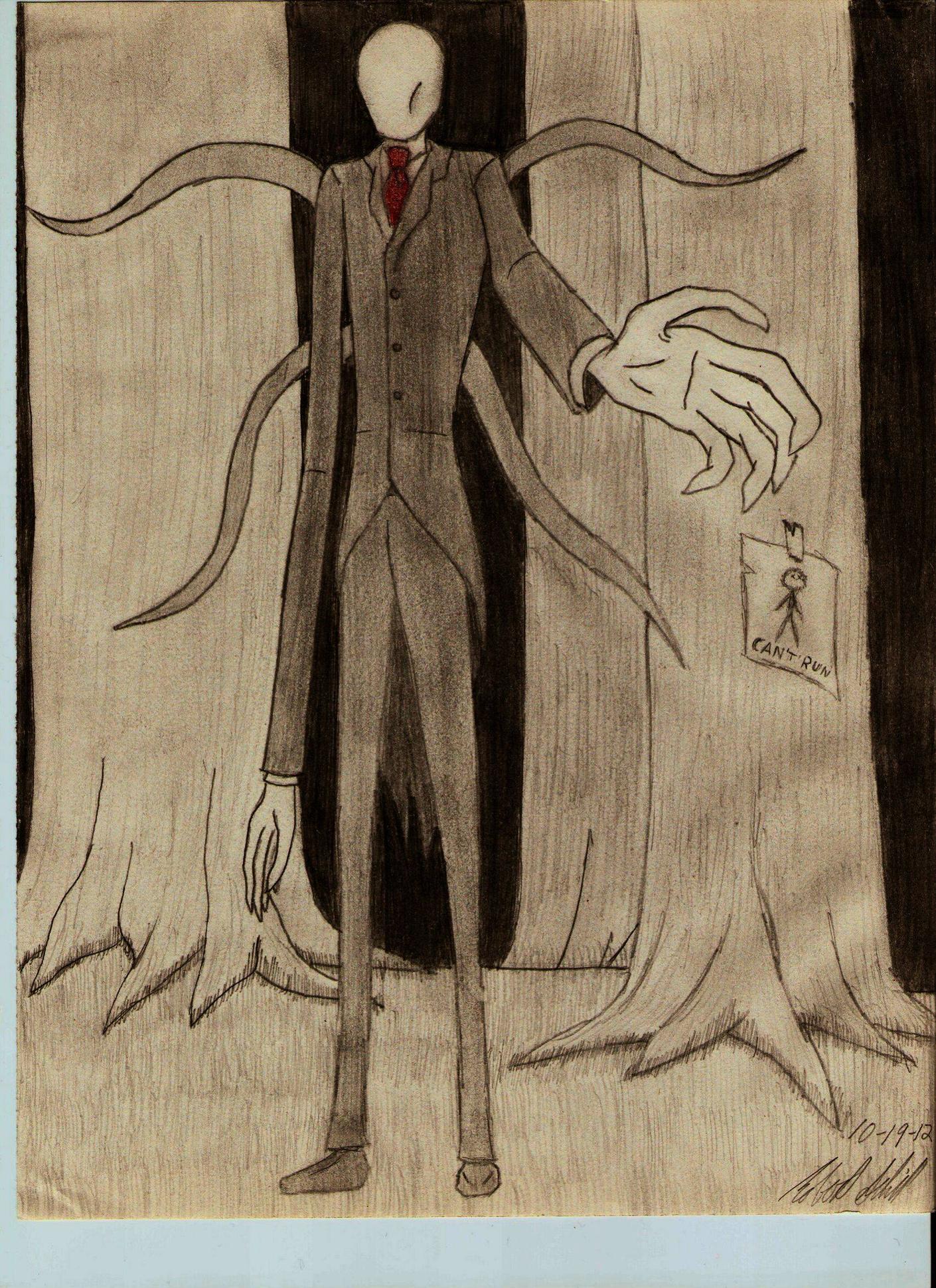 I drew a slenderman pic, what do you think? | Scrolller