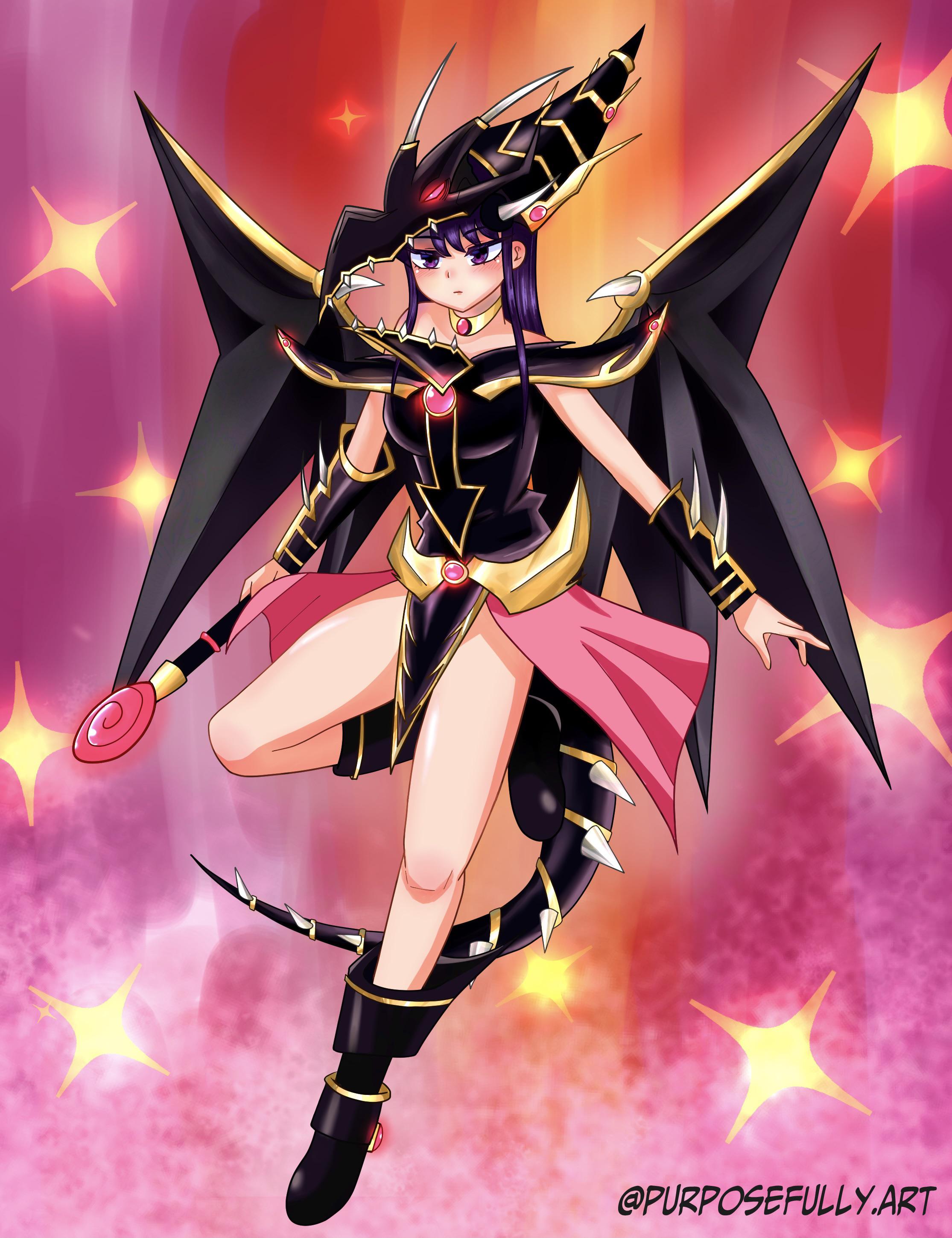 I drew another Komi x Yugioh crossover: Red Eyes Komi Dragoon 🐉 | Scrolller