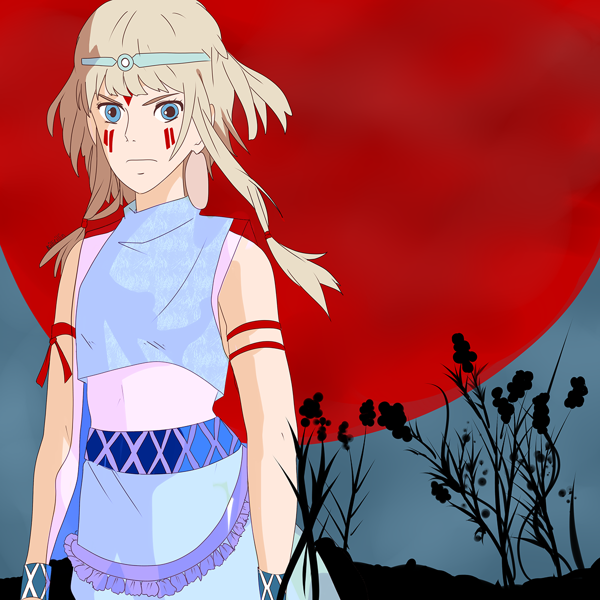 I drew Aurora as Princess Mononoke :) | Scrolller
