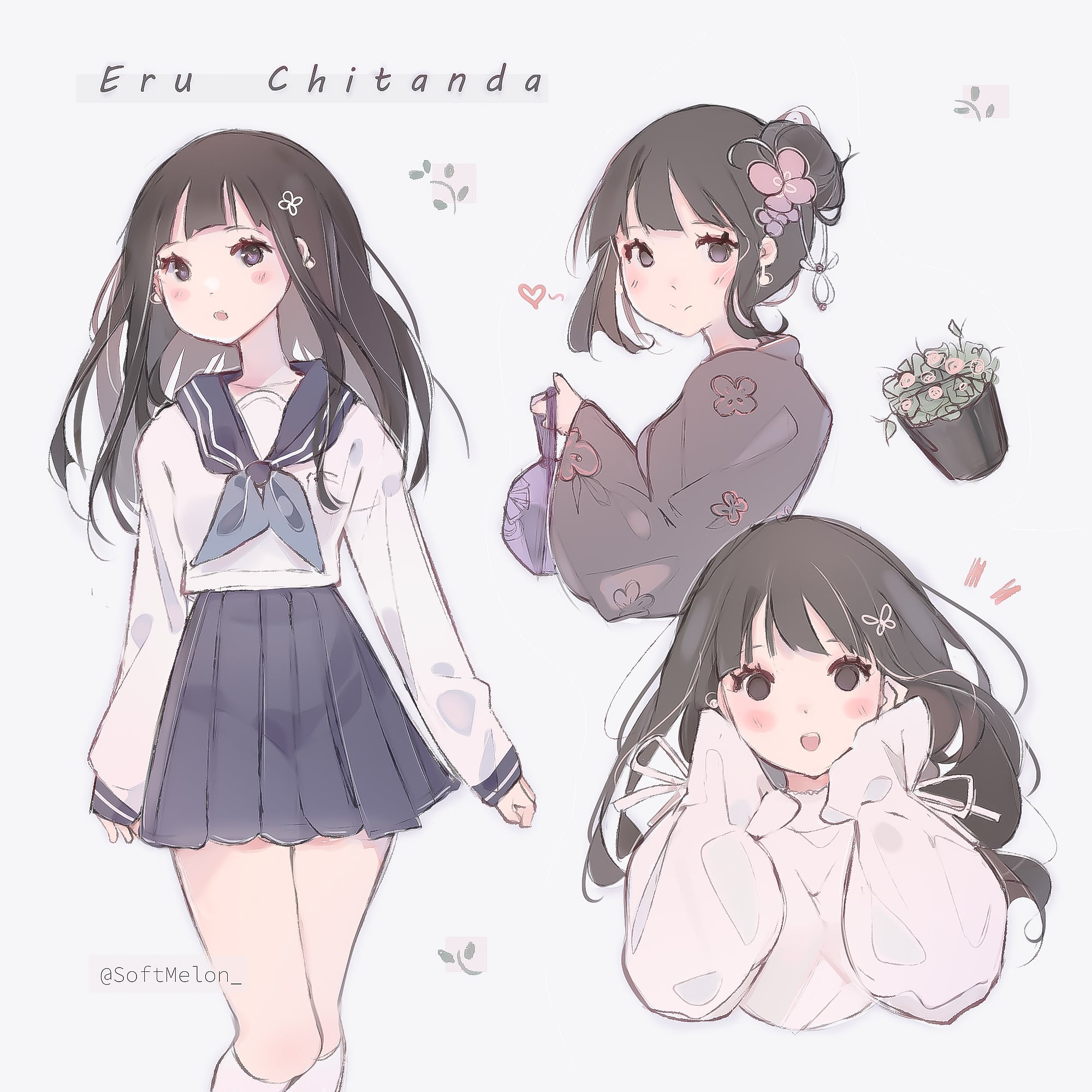 I drew Chitanda ! | Scrolller