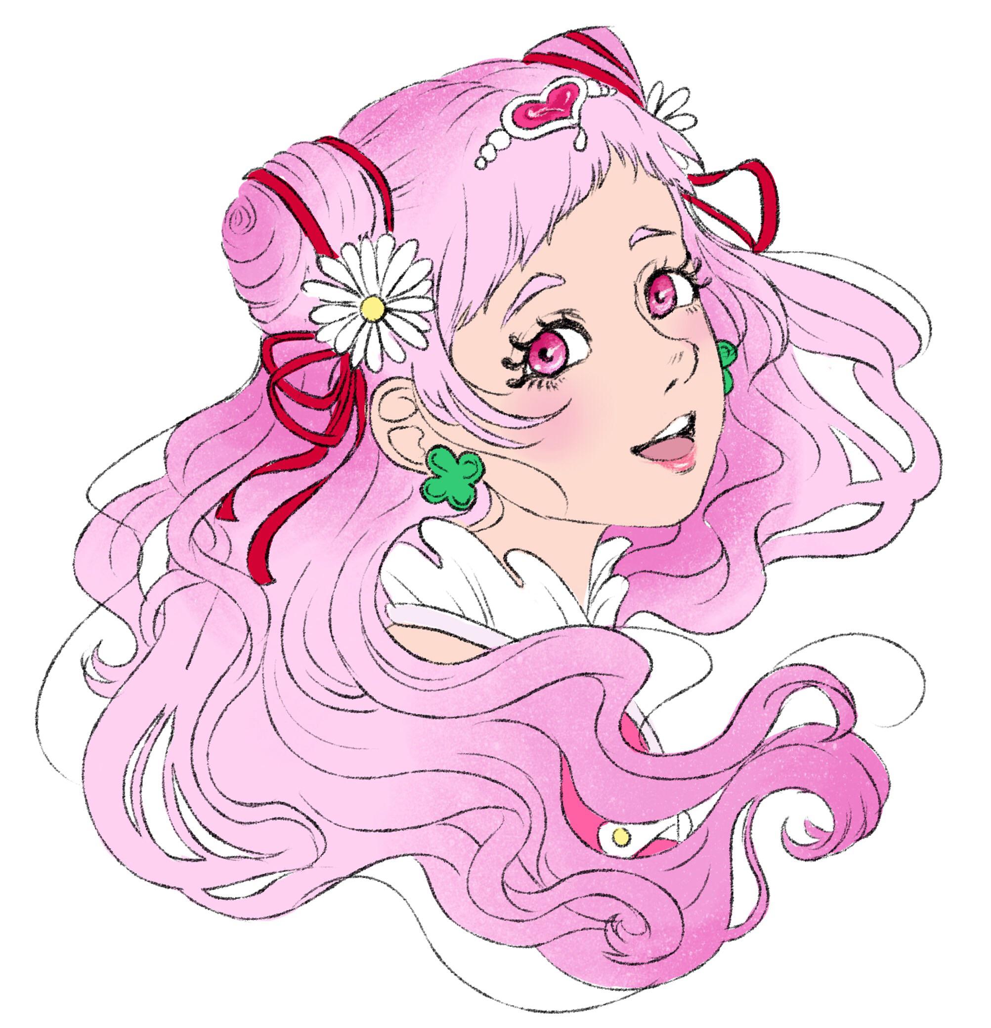 I drew Cure Yell! | Scrolller