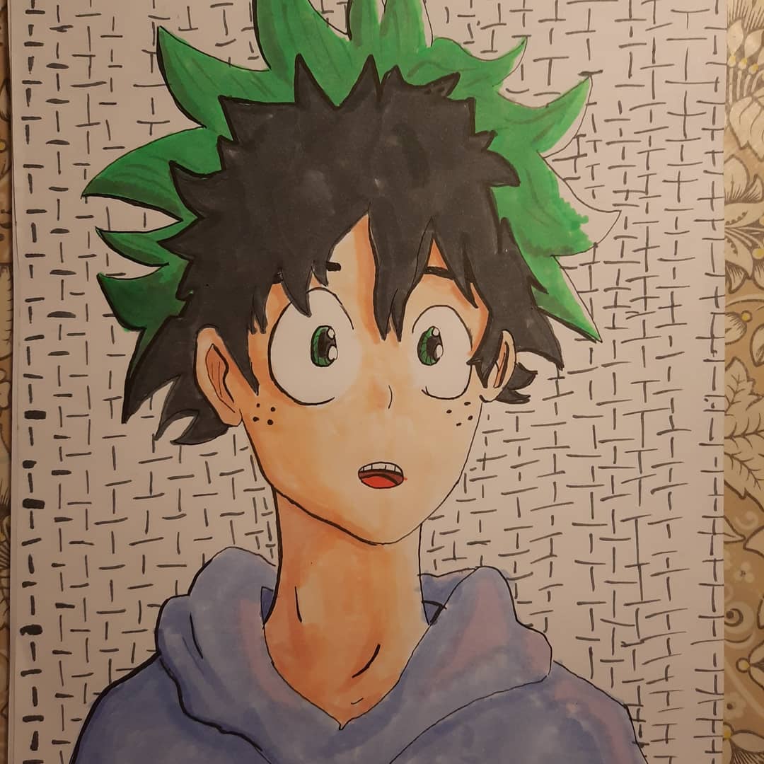 I drew Deku | Scrolller