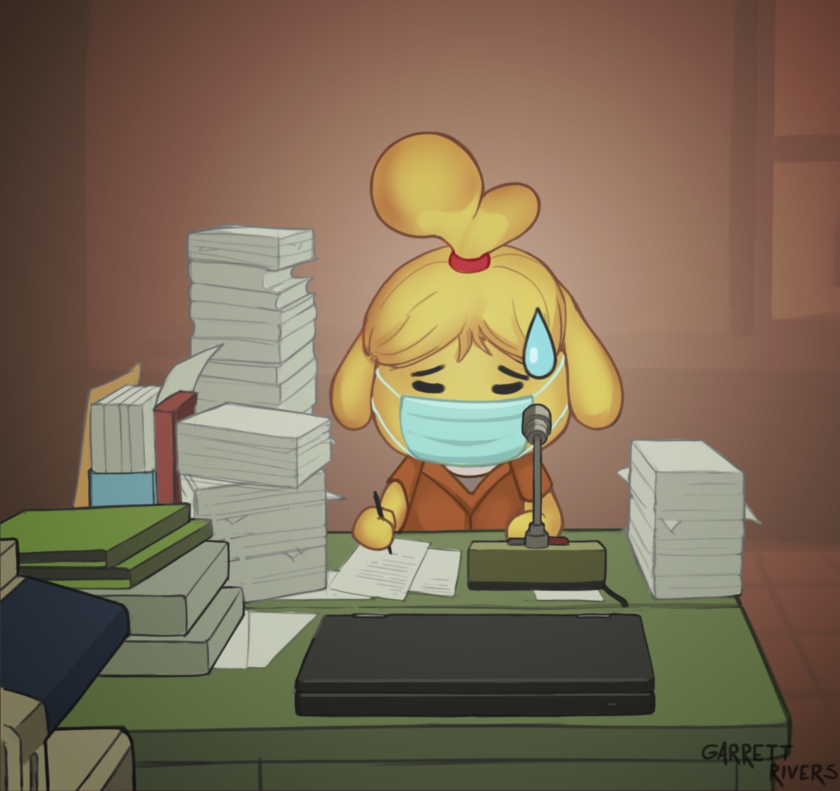 I drew Isabelle the essential worker | Scrolller
