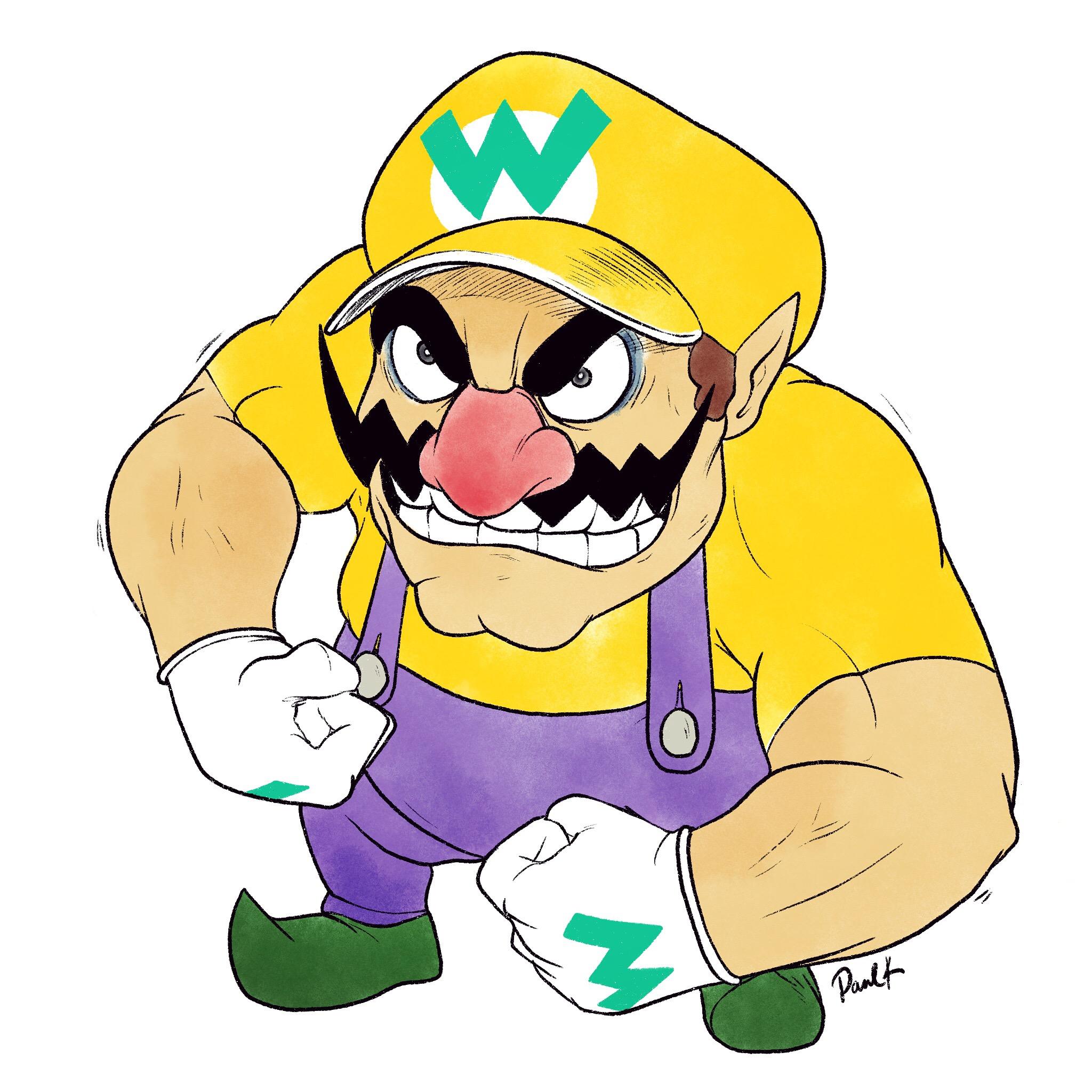 I drew me a Wario! WA! | Scrolller