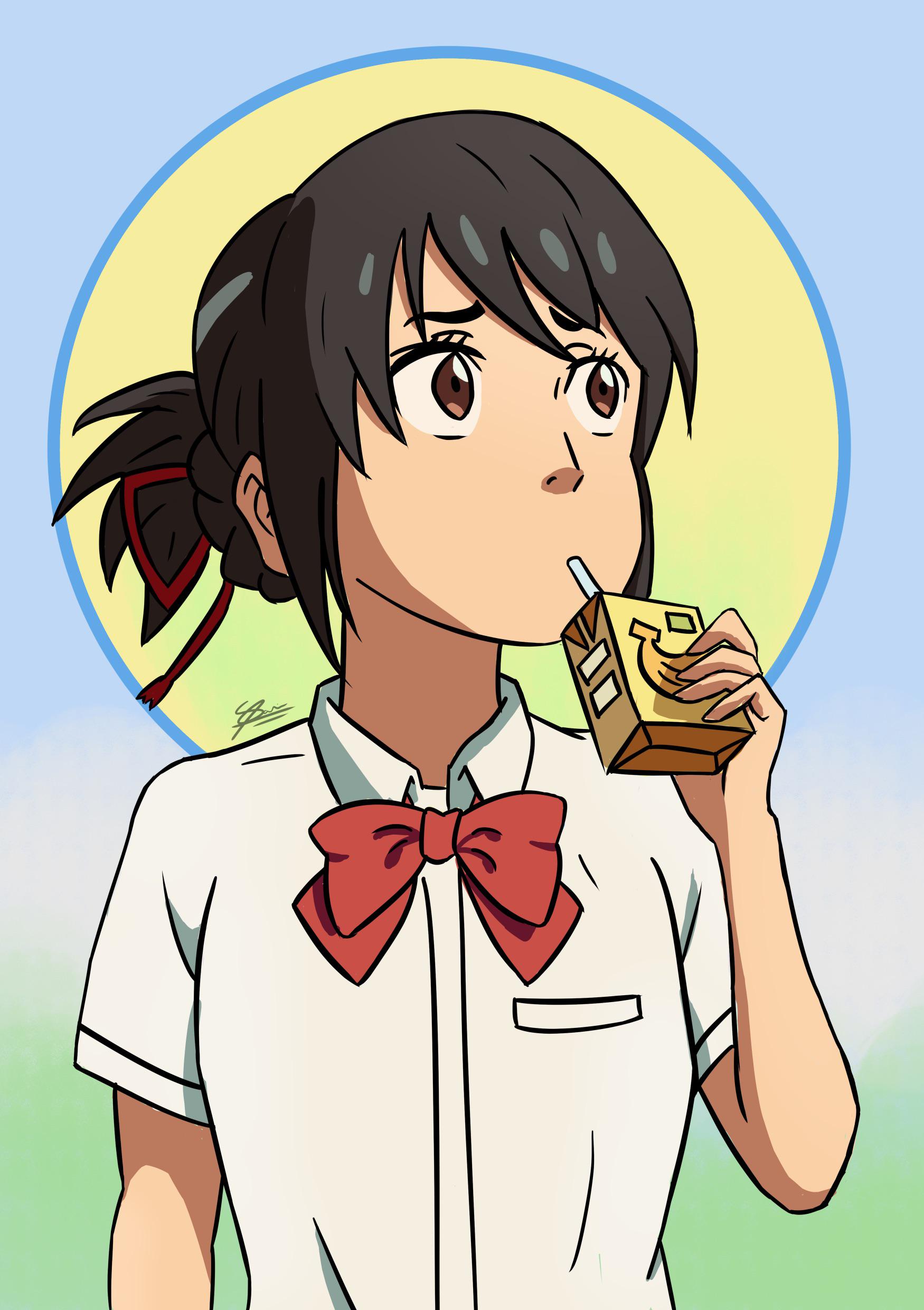 I drew Mitsuha! | Scrolller