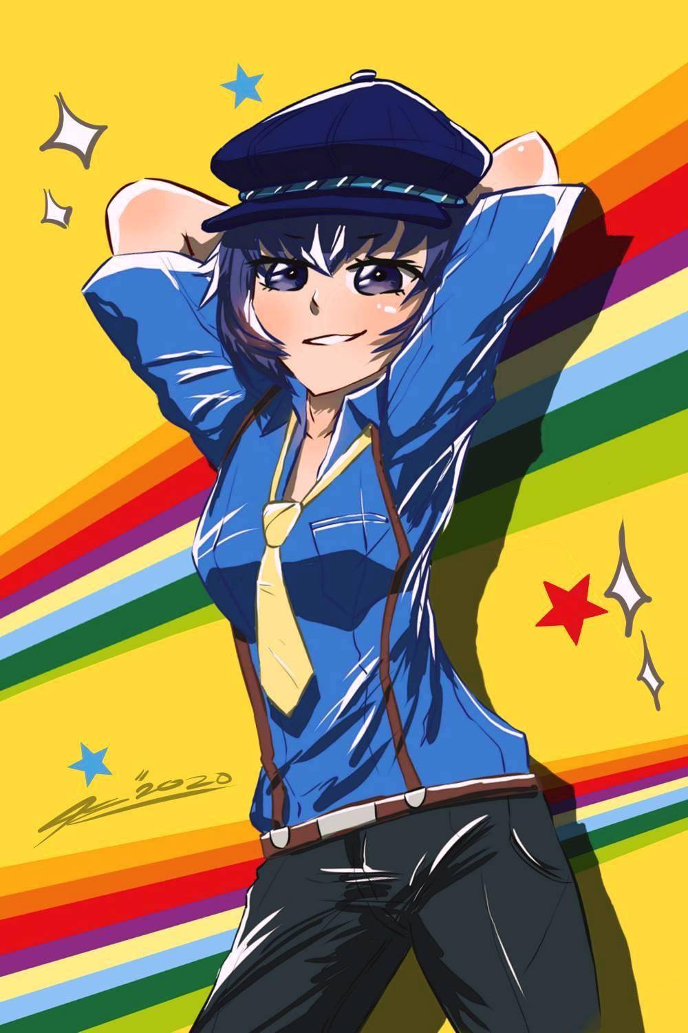 I drew Naoto from P4 Dancing | Scrolller