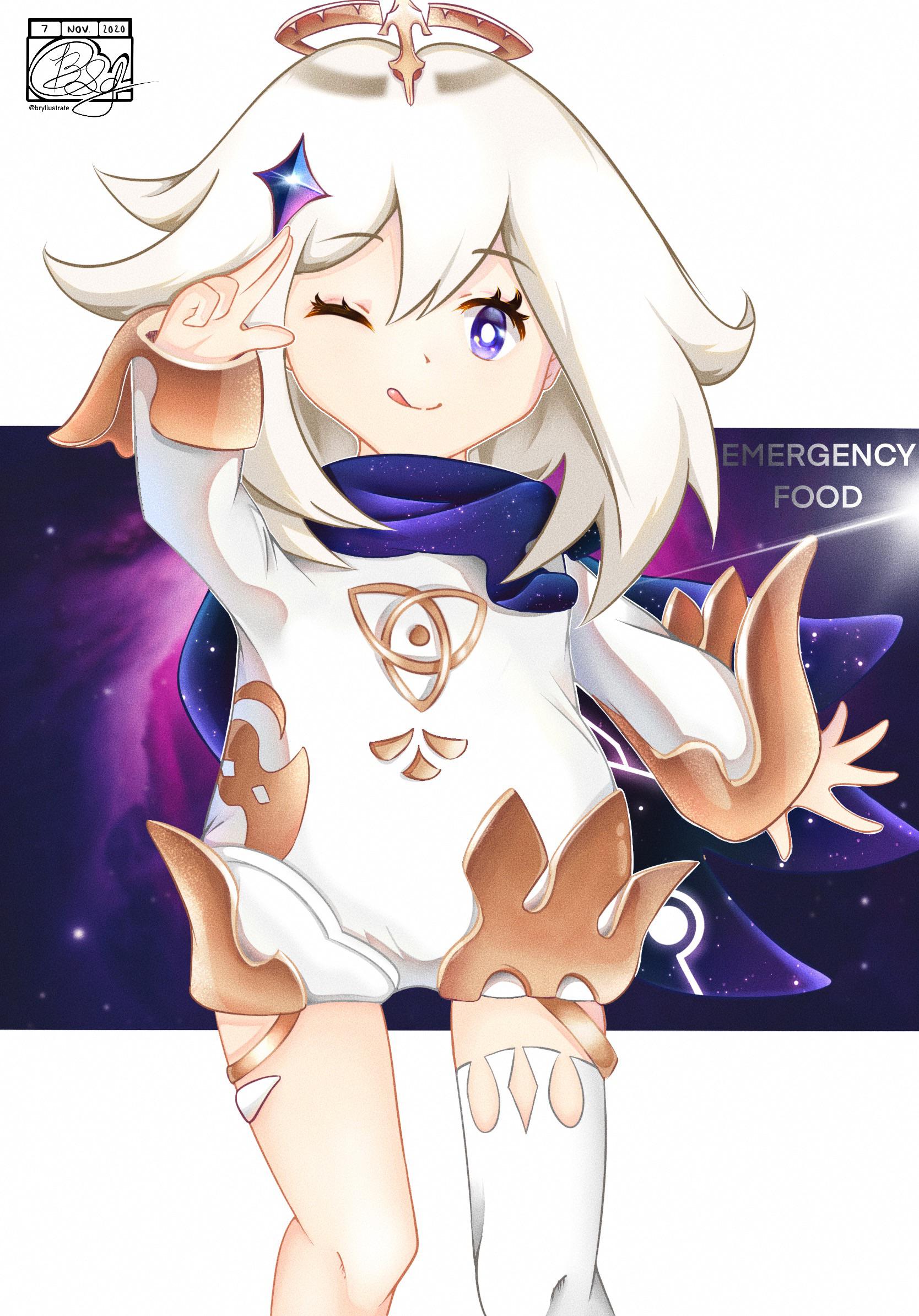 I drew Paimon! | Scrolller