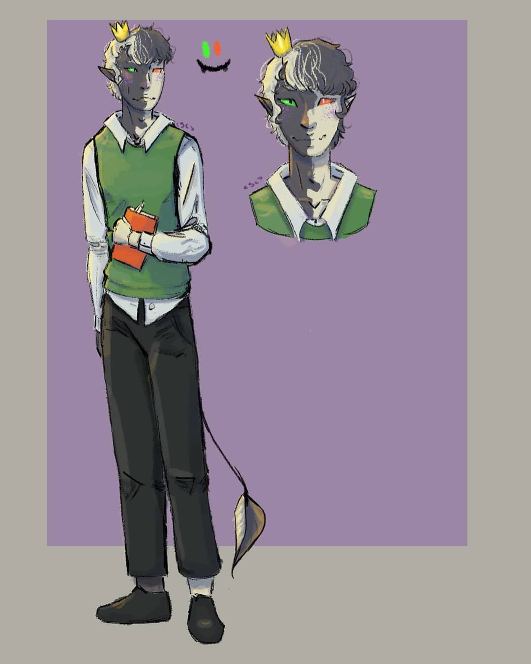 I drew ranboo! :D | Scrolller