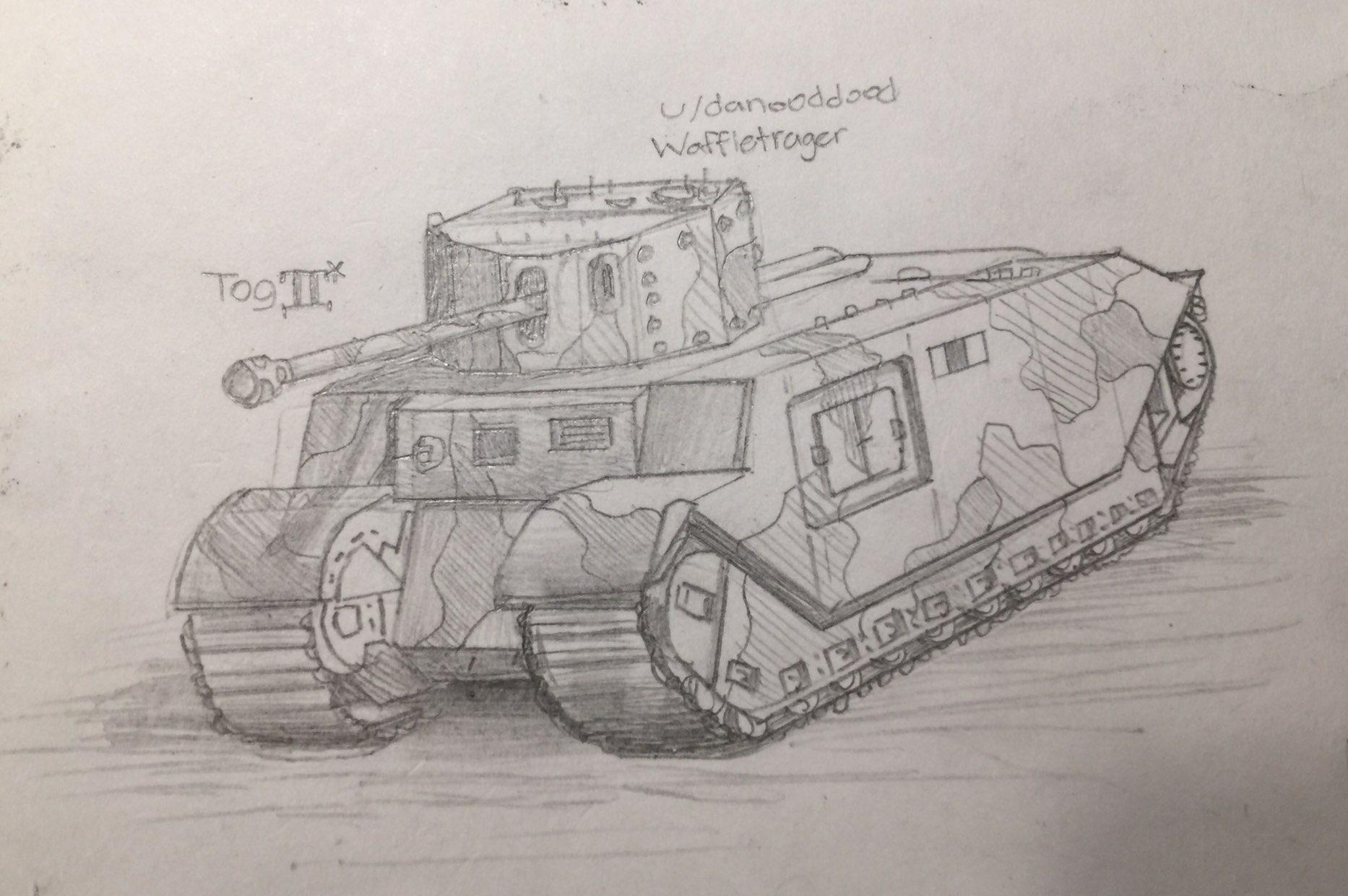 I drew the Tog II*! It was very difficult. | Scrolller