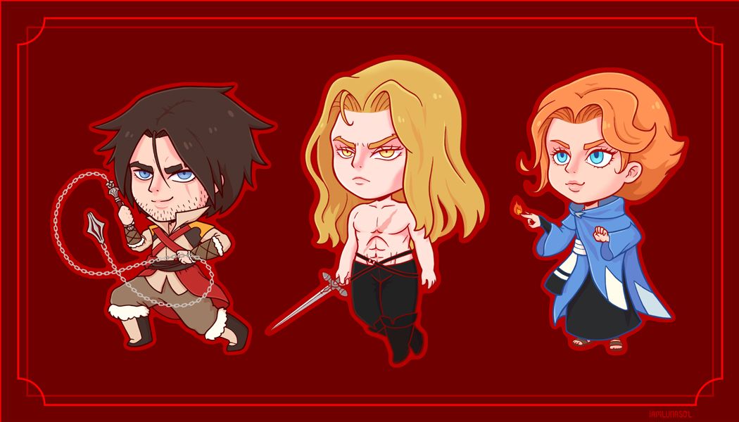 I fell in love with the netflix series and had to draw our three heroes | Scrolller