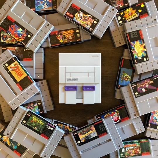 I finally completed my collection of SNES Classic games in physical form. | Scrolller