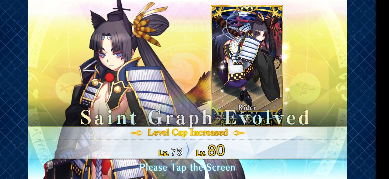 I finally evolved my ushiwakamaru on a gold card and I'm so happy | Scrolller