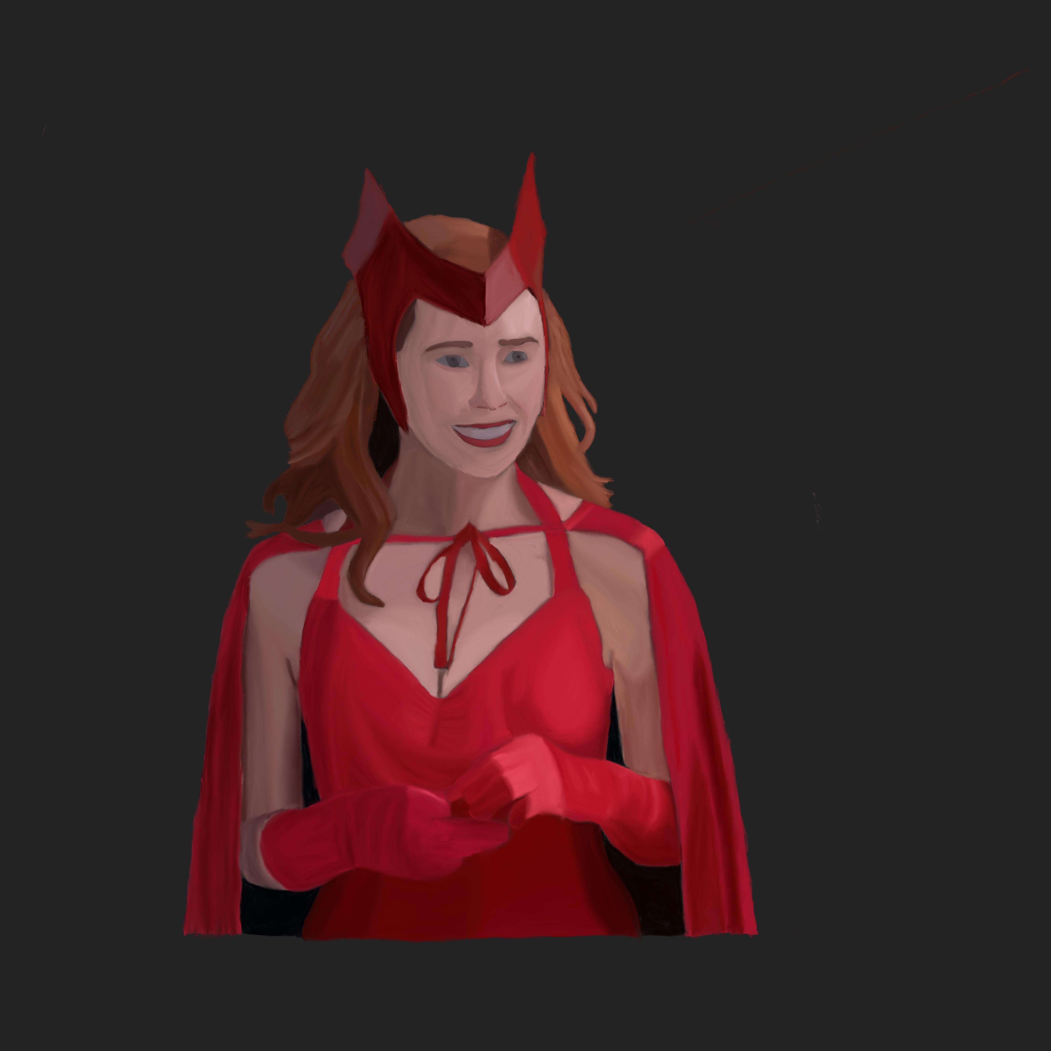 I finally finished my Wanda art! | Scrolller