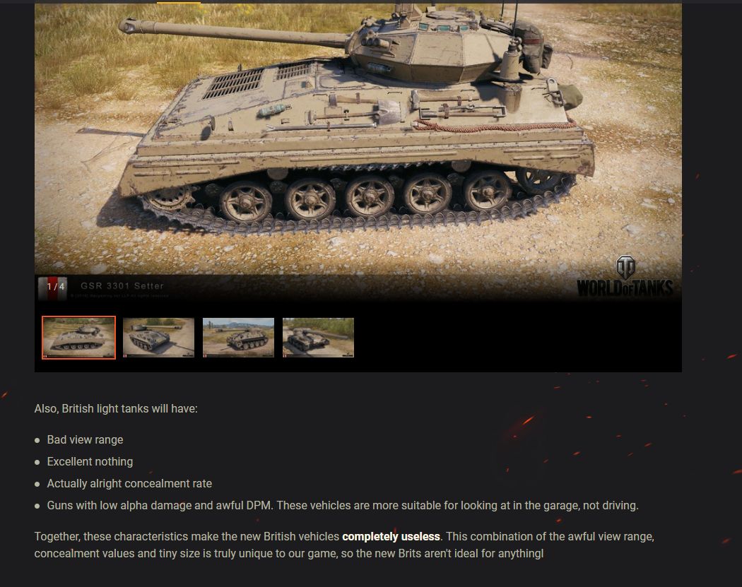 I fixed the british light tanks description | Scrolller