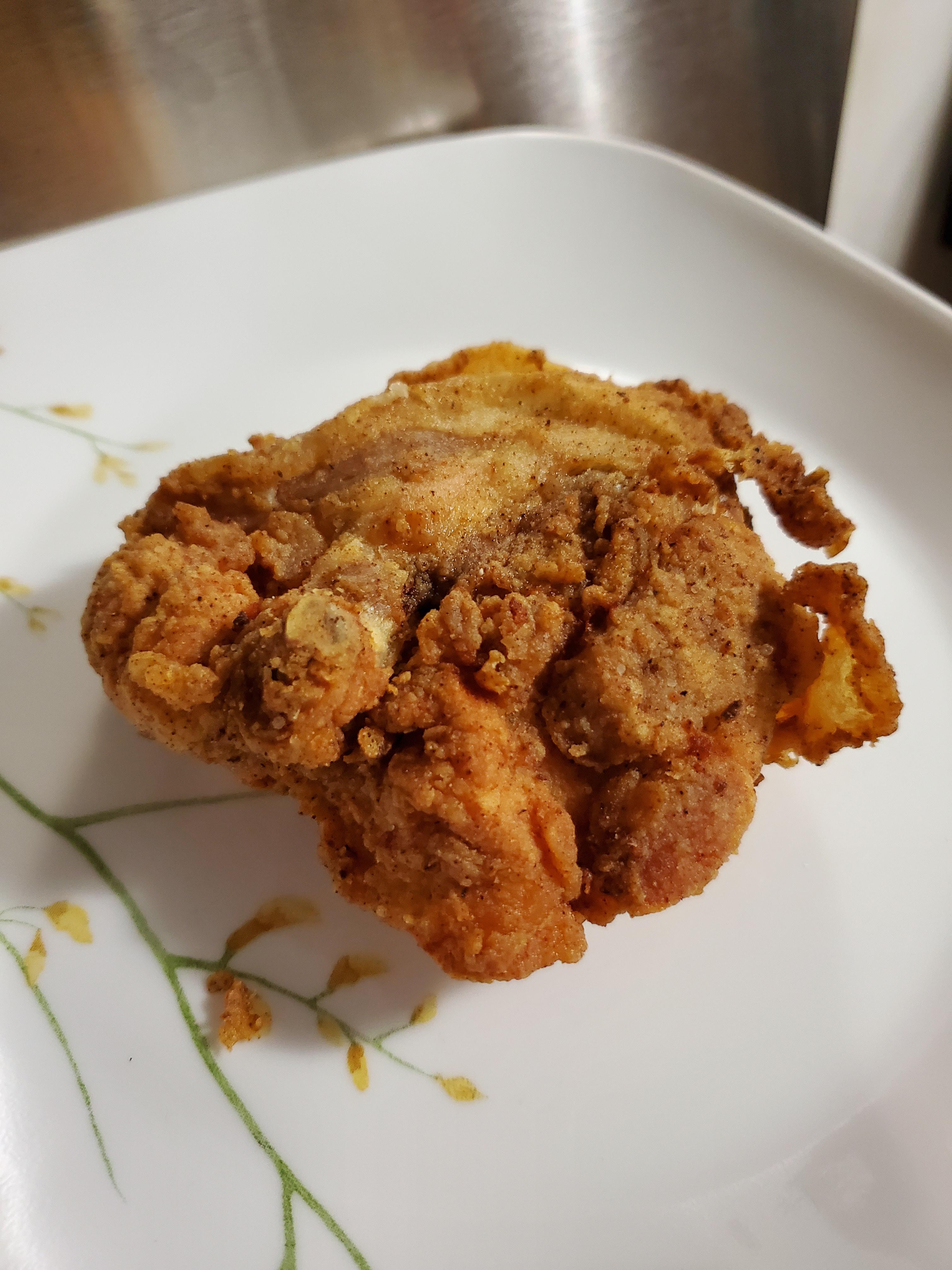 I got a deep fryer today, my first fried chicken! | Scrolller