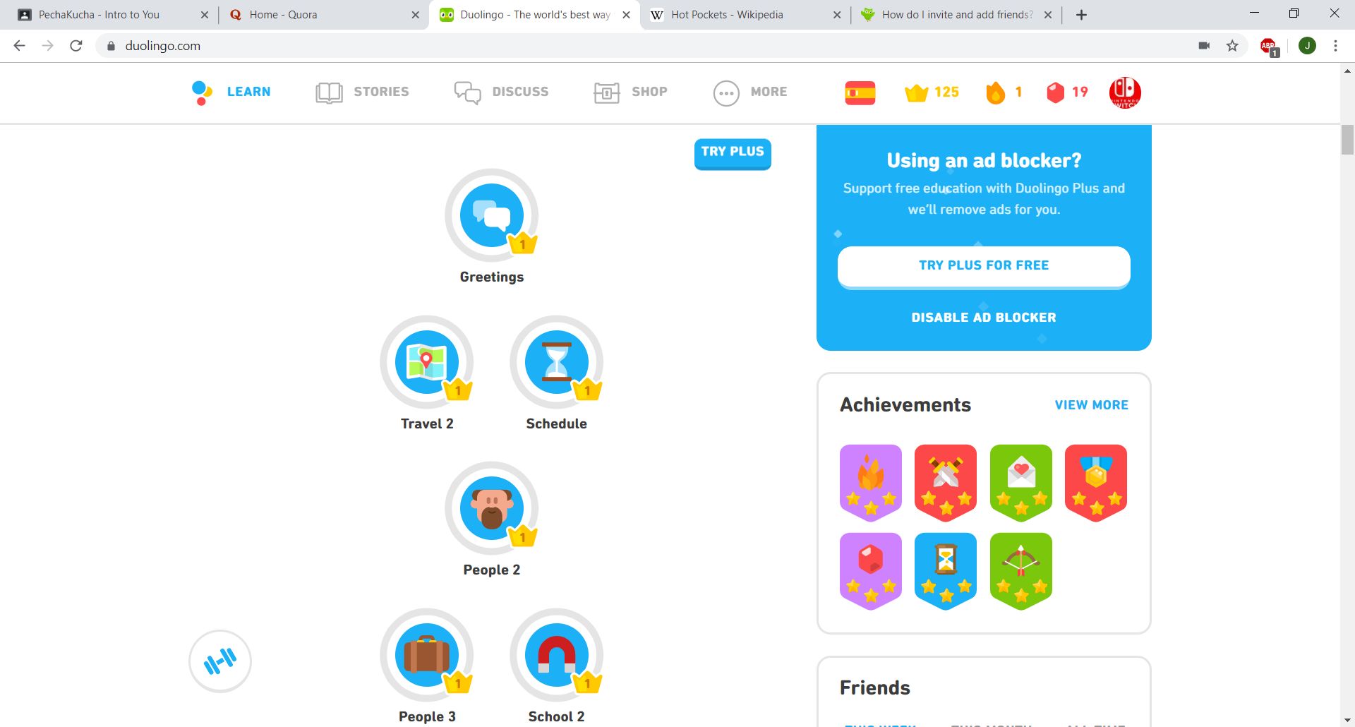 I got all my achievements in duolingo! | Scrolller