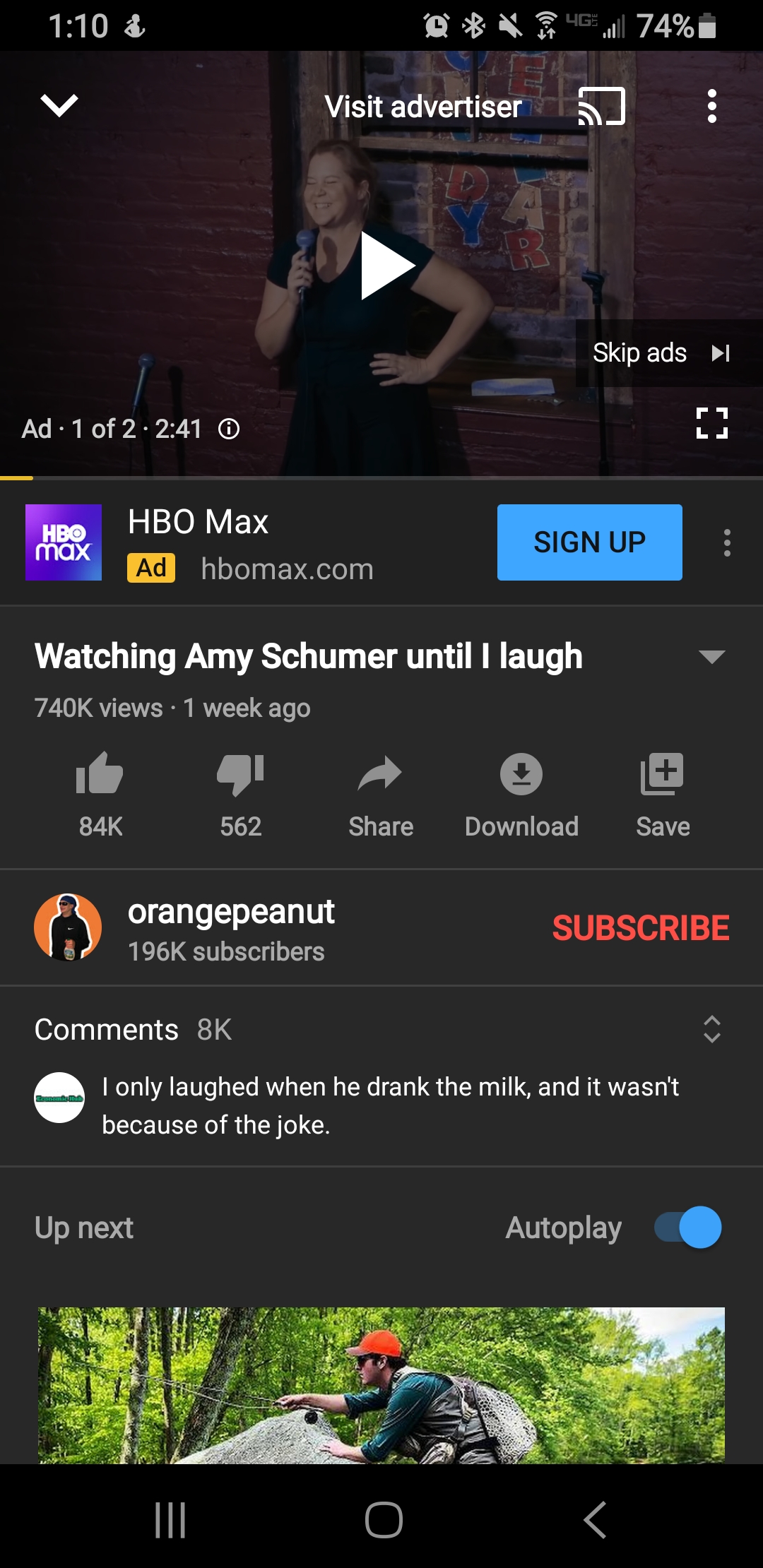 I got an amy Schumer sponsor while watching this 🤣 | Scrolller