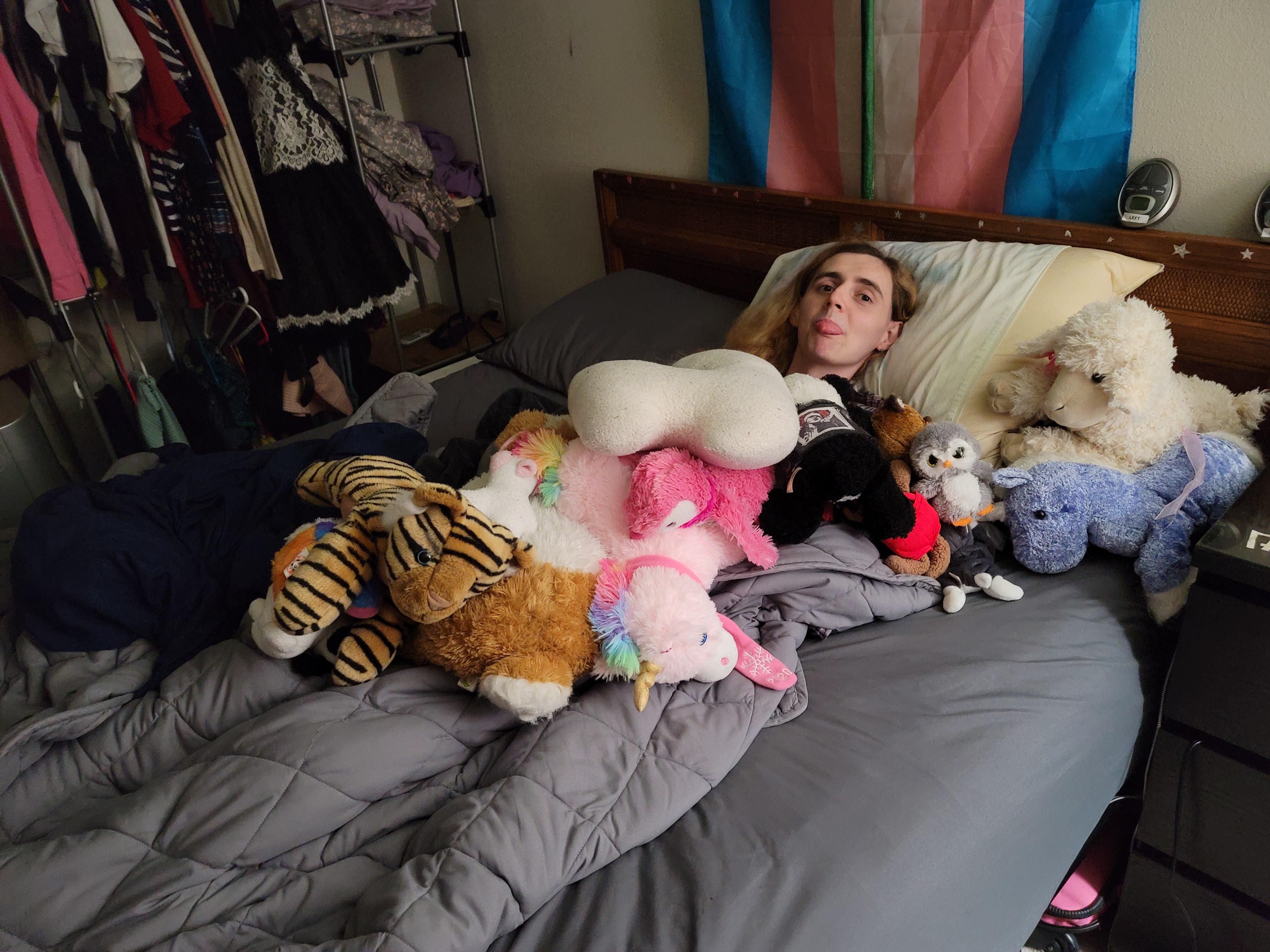 I got buried under my stuffies | Scrolller