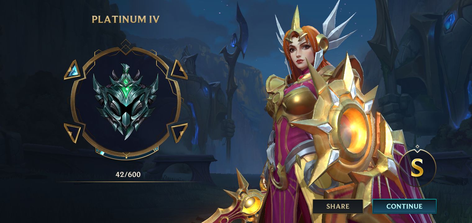 I got to Plat in WildRift with leona today | Scrolller