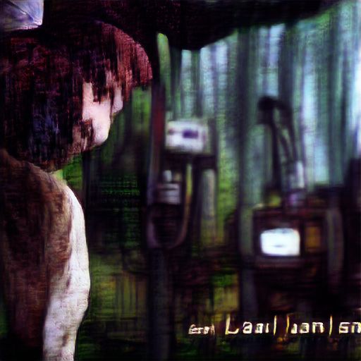 I had a text to image ai make "Serial Experiments Lain" into an image, this was the result ...