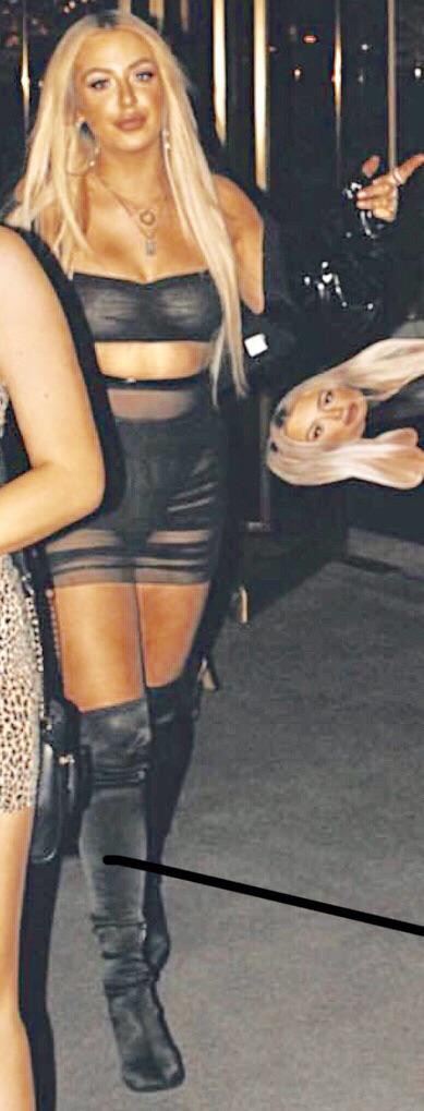 I had to brighten the picture so you can see the nipples clearly. | Scrolller