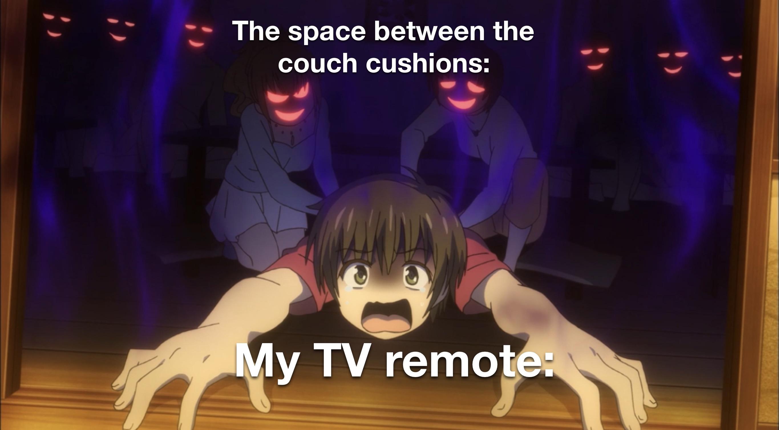 I hate when it gets stuck between my butt cheeks- I mean couch cushions. | Scrolller