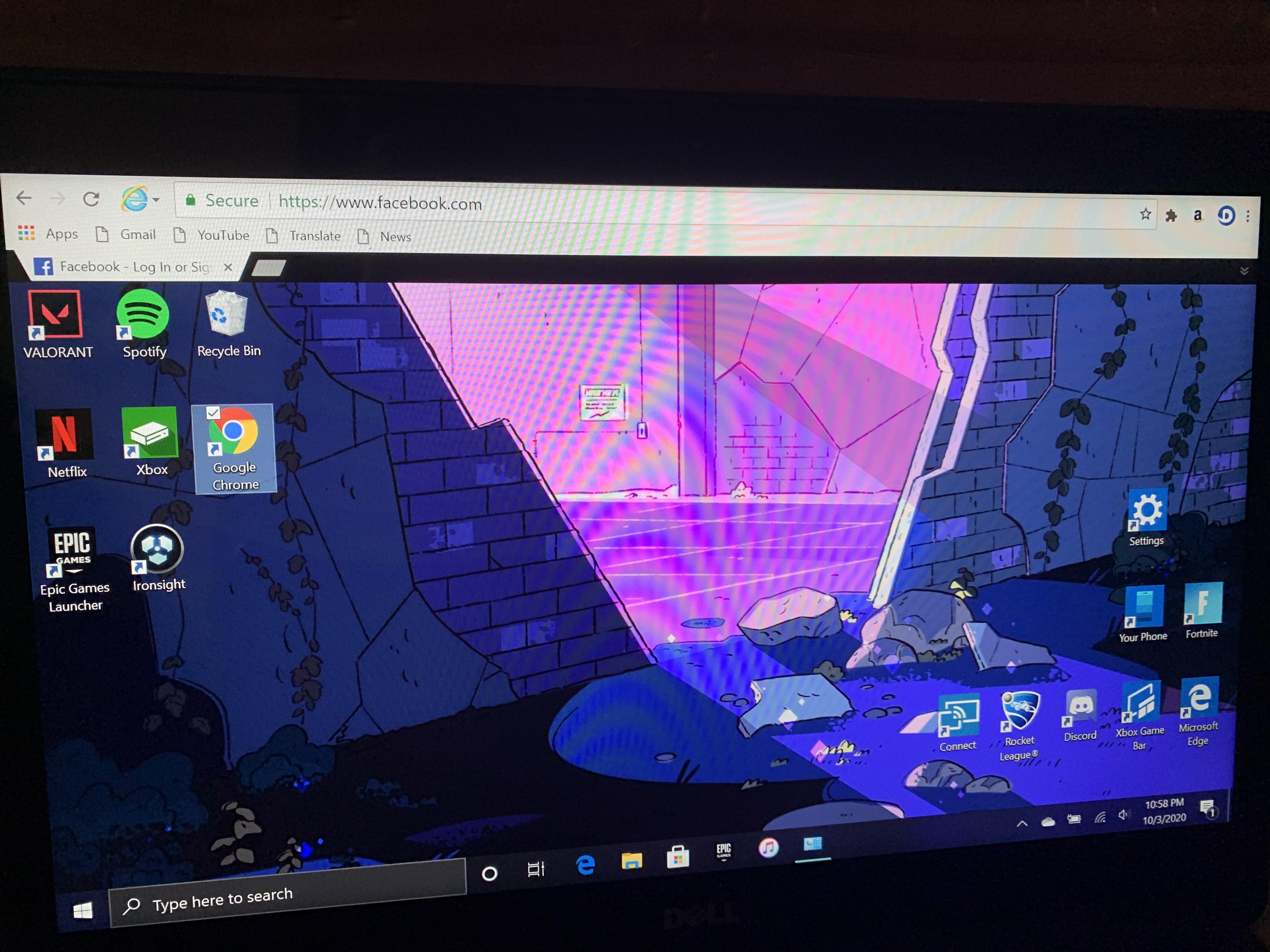I have this weird bar at the top of the screen, does anyone know how to make it go away? | Scrolller