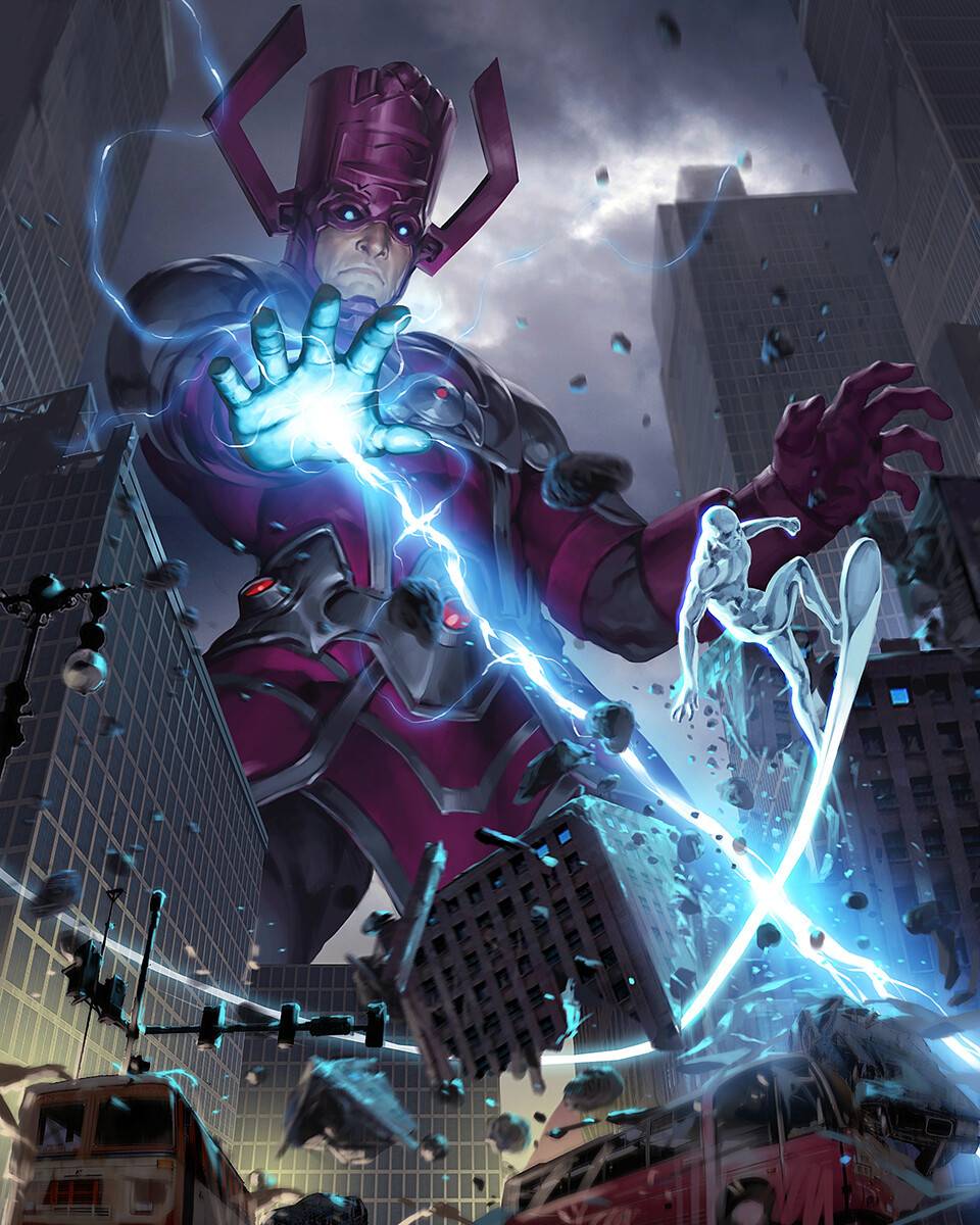 Galactus and his Herald (the incredible art of Junggeun Yoon) | Scrolller