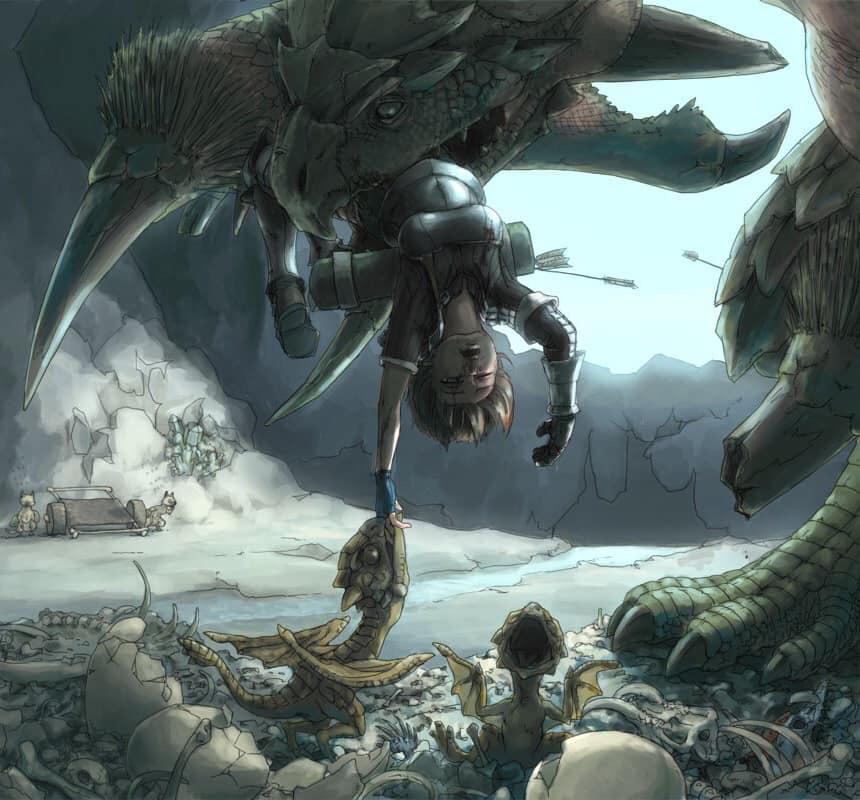 I hope this one is ok, it’s from Monster Hunter | Scrolller