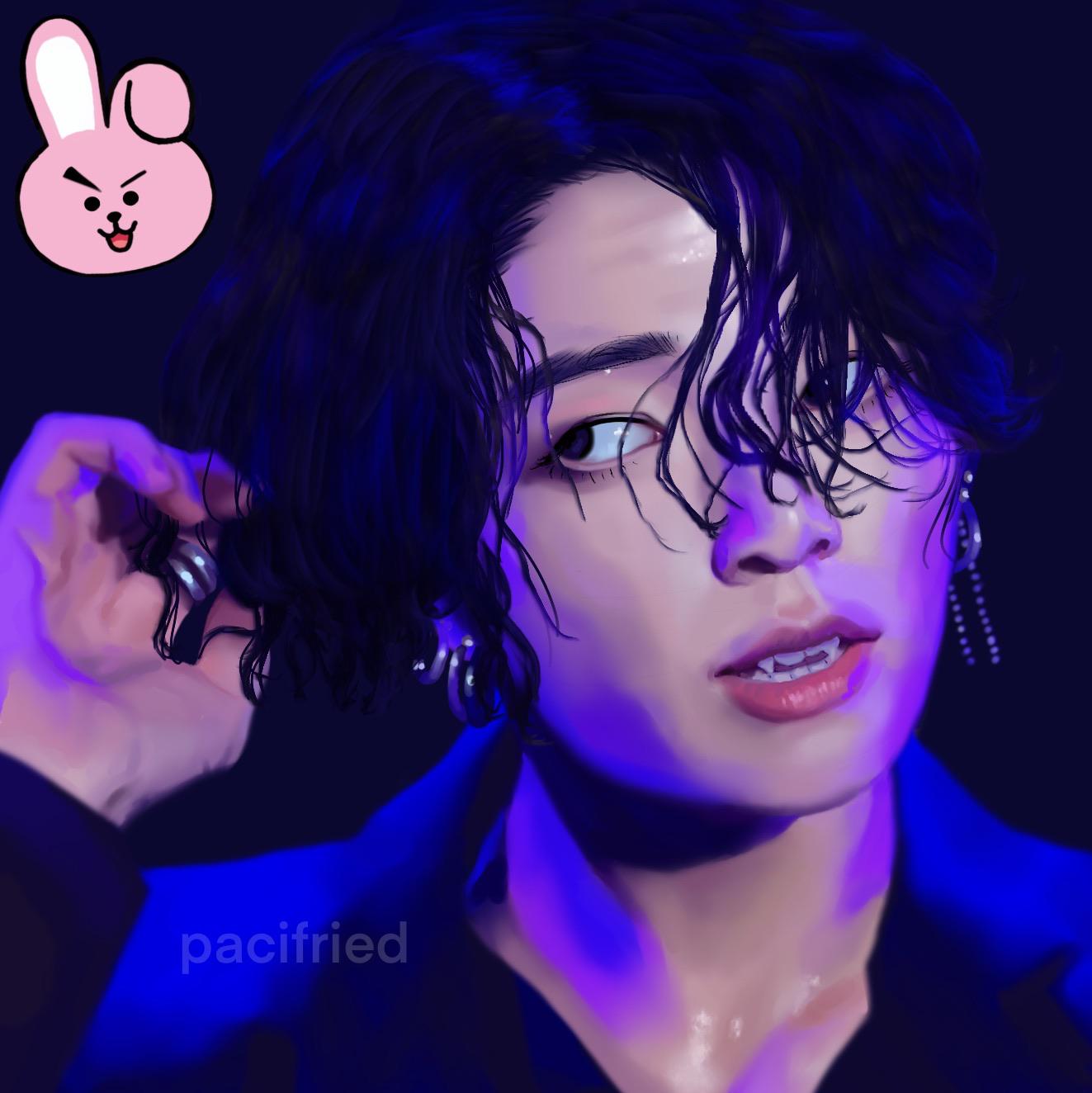 I just HAD to paint jungkook with wet hair | Scrolller
