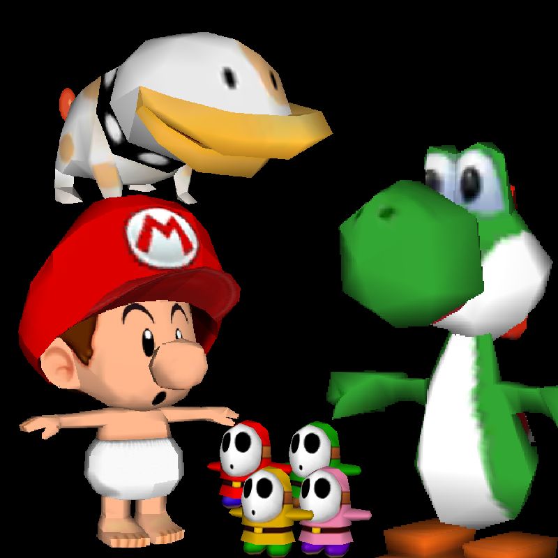 I Just Learned That Yoshis New Island Works With 3d Models Theyre Mostly Pretty Low Poly But