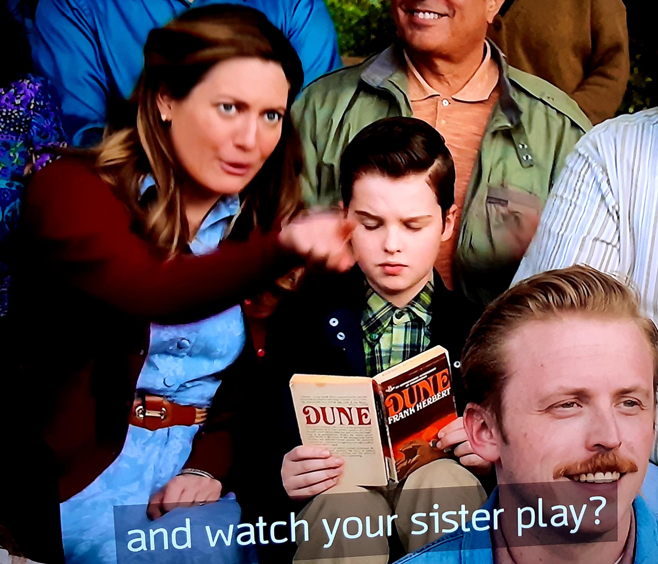 I just noticed this in an episode of Young Sheldon. | Scrolller