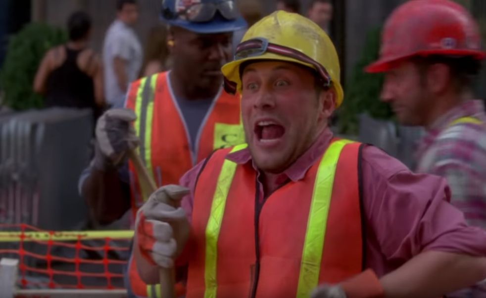 I just realised that Mike had a tiny scene in 30Rock, as a construction worker. | Scrolller