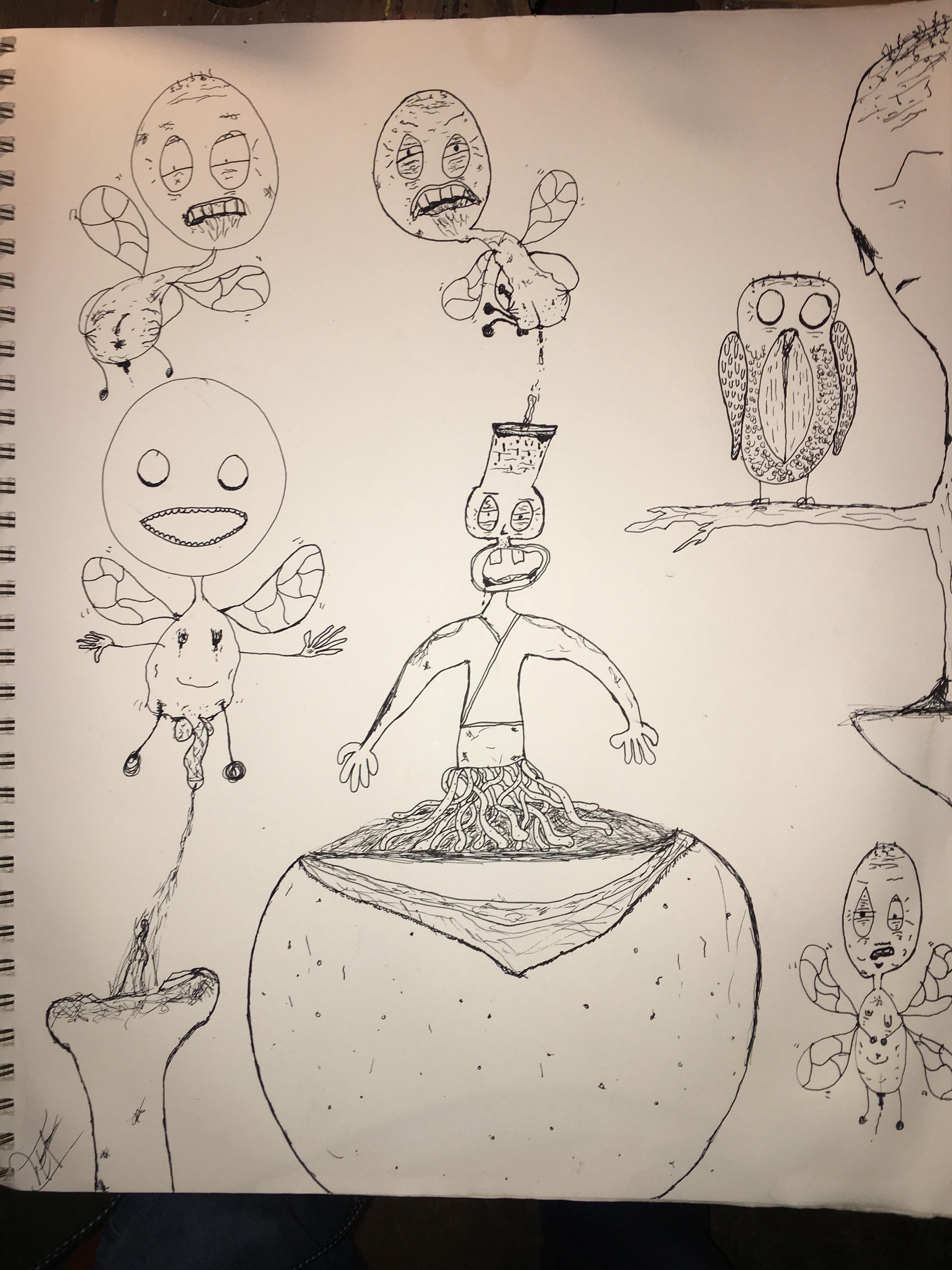 I like to draw weird stuff. | Scrolller