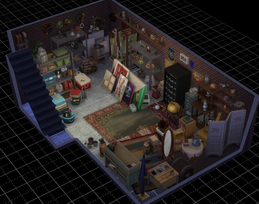 I love building cluttered storage spaces. | Scrolller