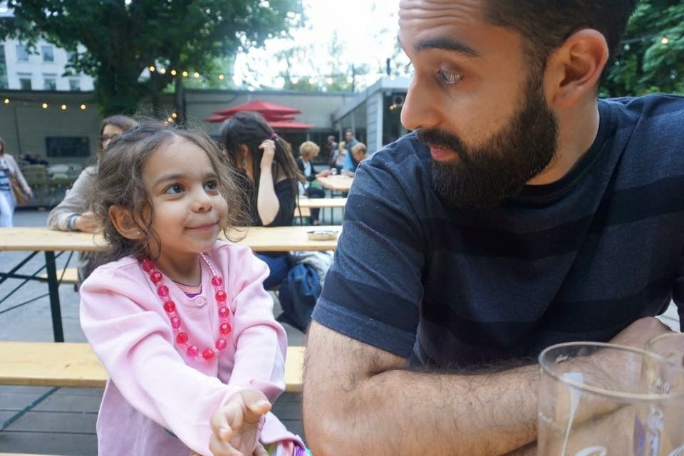 I love this pic of my baby sis mirin my fiancé. She adores him. | Scrolller