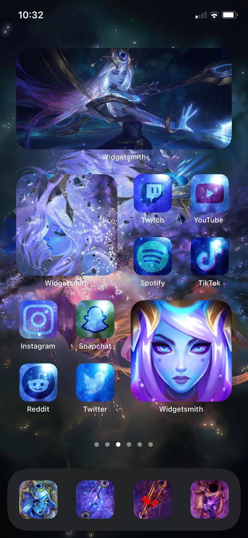 I’m done making changes to my IOS14 cosmic lux page. What do you guys think of the finished ...