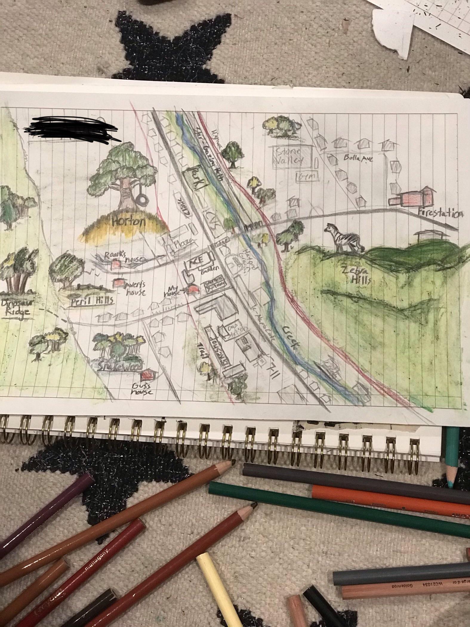I’m no map maker, but I wanted to map out my neighborhood! | Scrolller