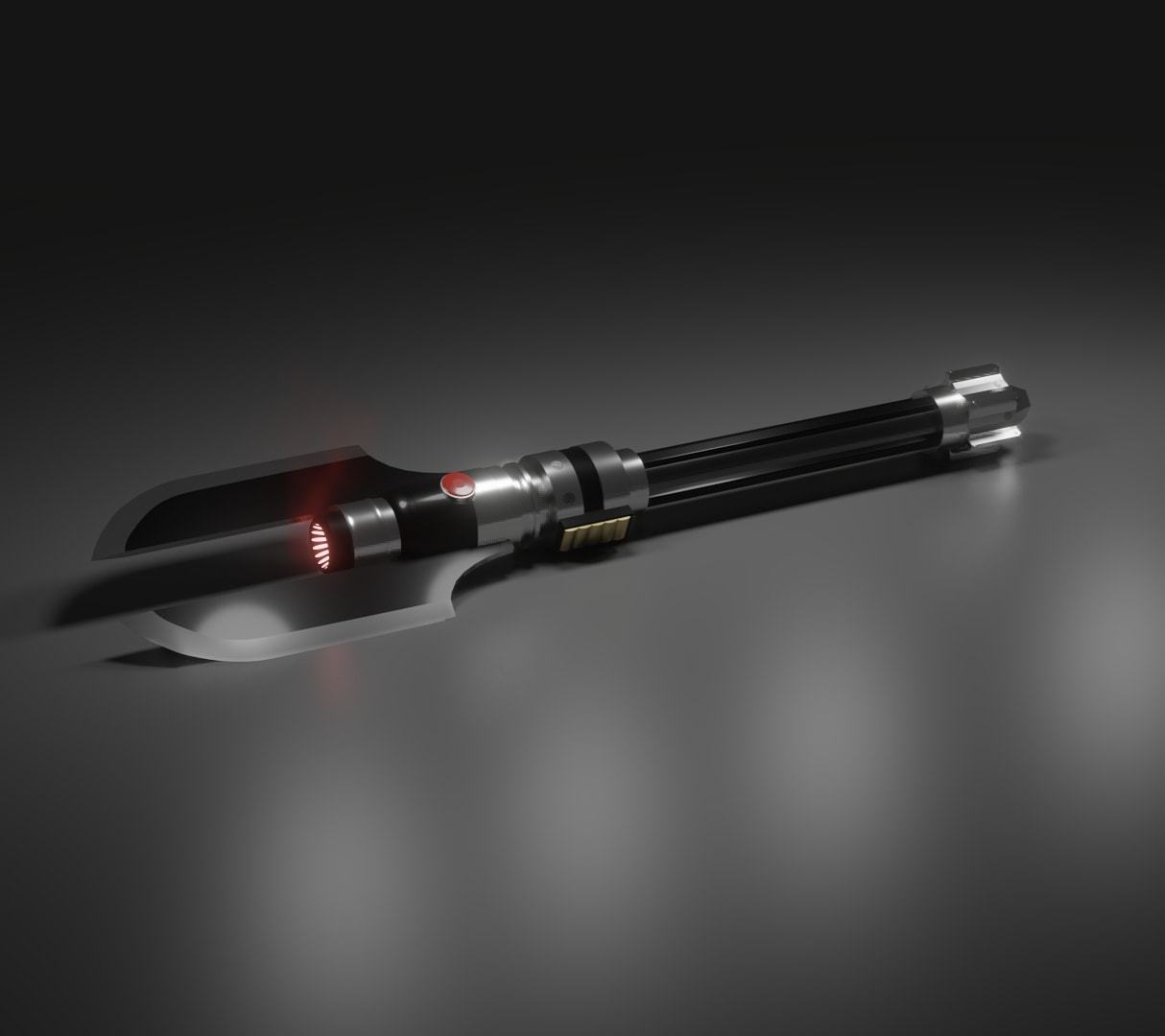I made a 3d Darth Malgus lightsaber | Scrolller